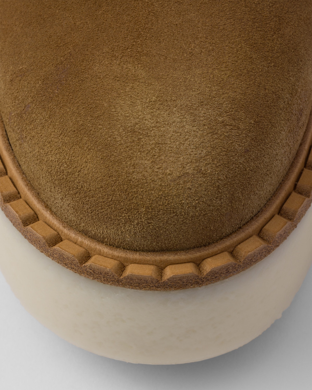 Cinnamon Suede Slippers | PRADA