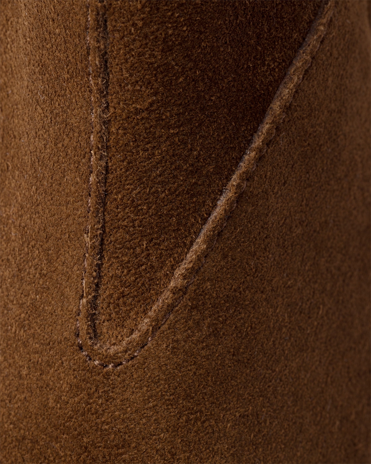 Cocoa Brown Suede Booties | PRADA