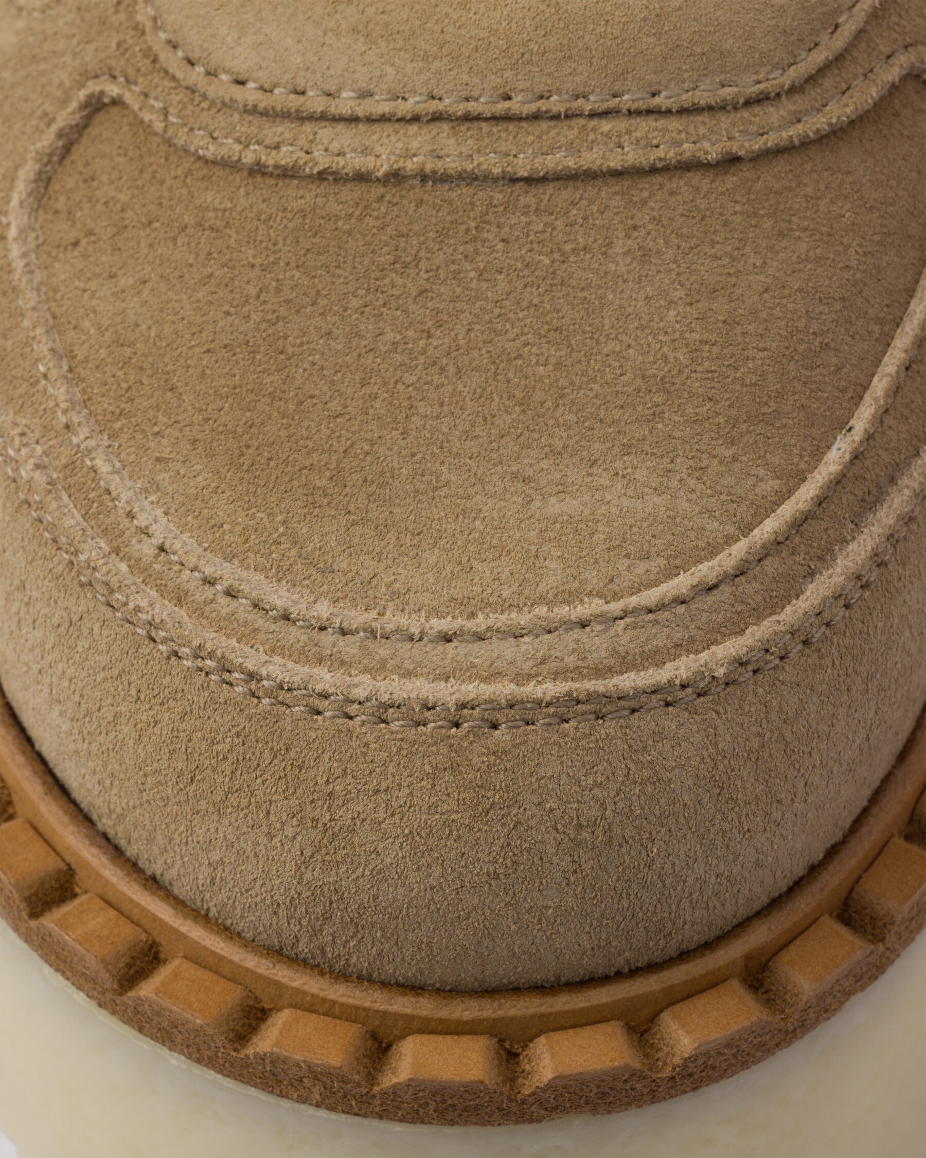 Ecru Suede Mid-top Sneakers | PRADA