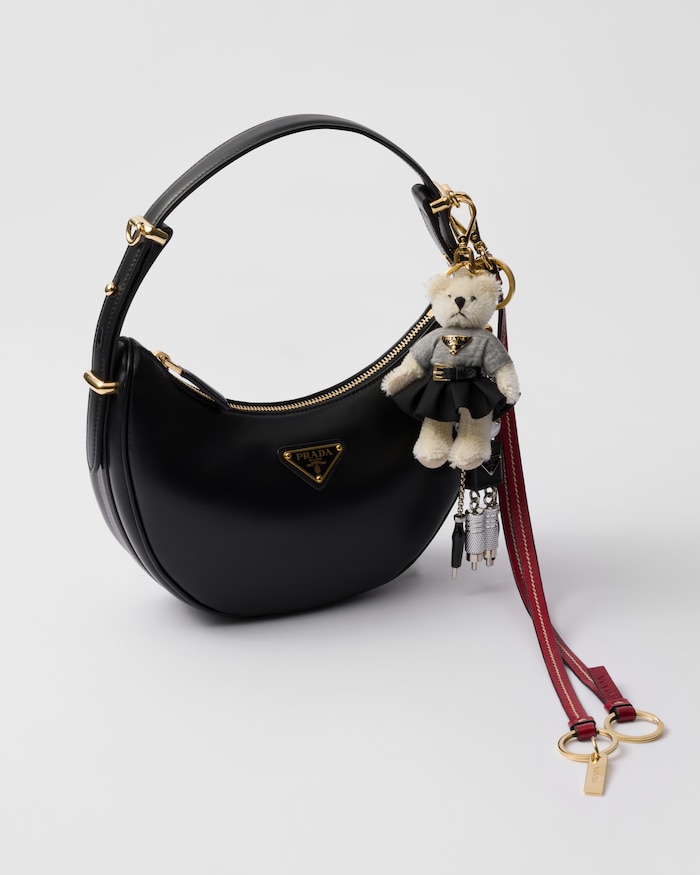 Black Prada Galleria Saffiano Leather Micro Bag | PRADA