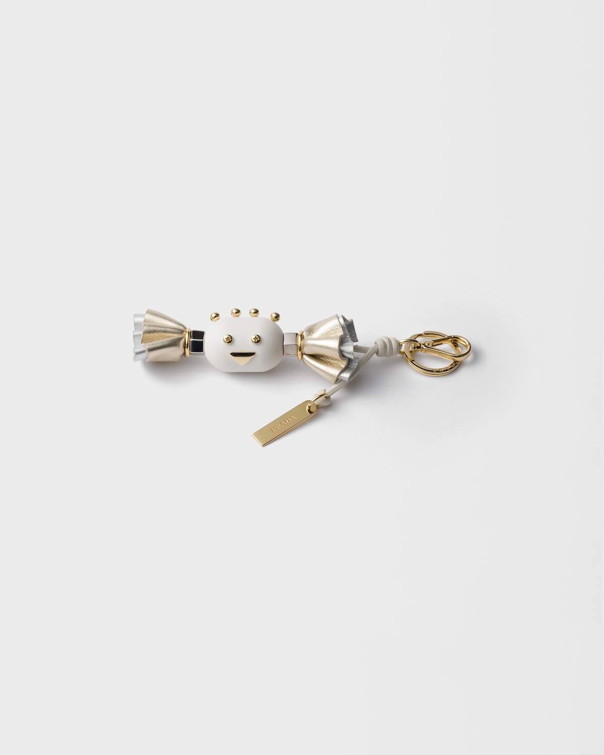 Pyrite Candy Plexiglas And Leather Key Ring Charm | PRADA - United States