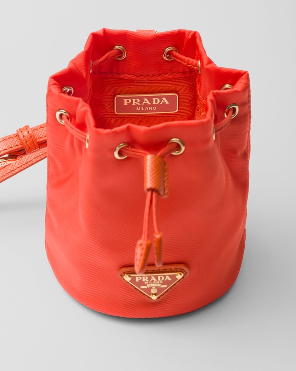 Orange Prada Re-edition 1978 Re-nylon Mini-pouch | PRADA