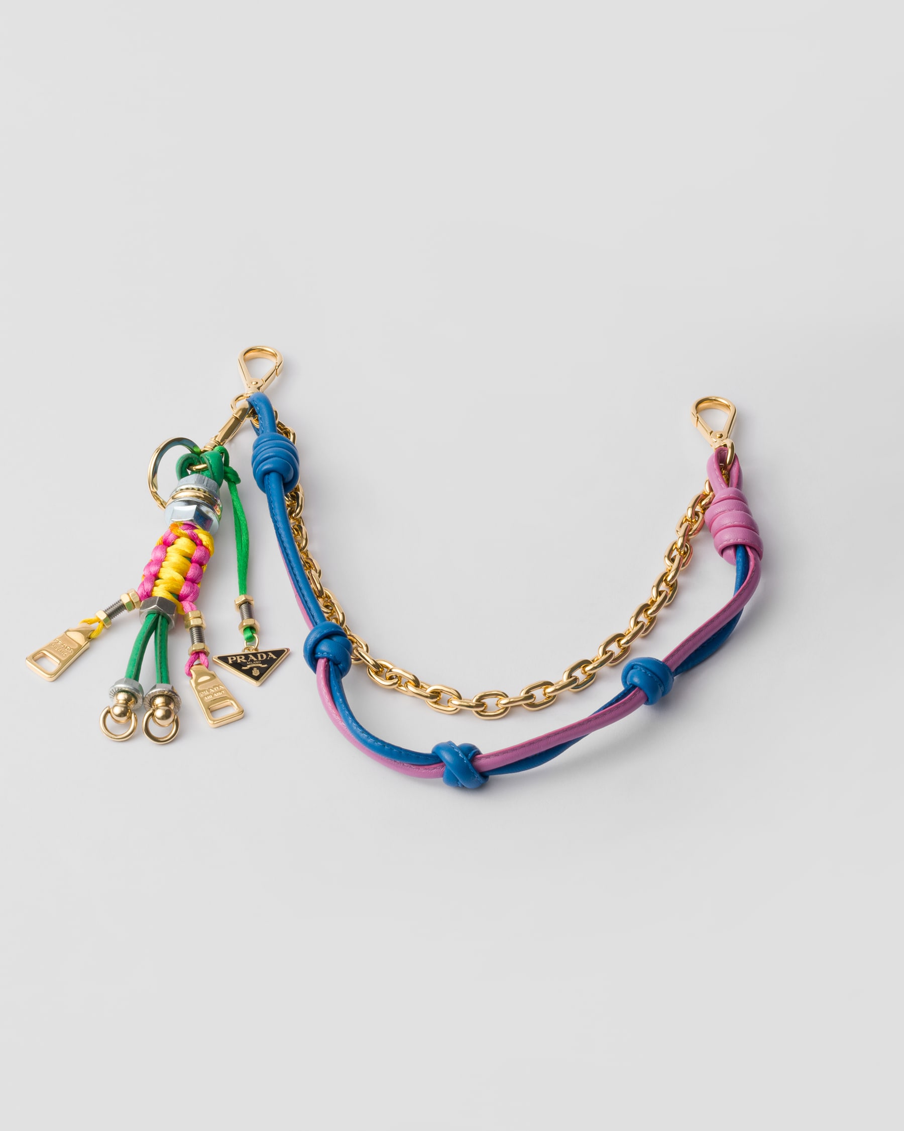 Mint/primrose Pop Strings Bag Charm | PRADA