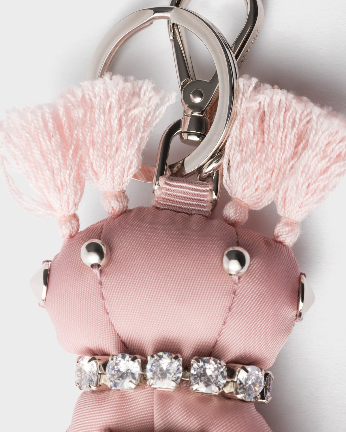 Peach Re-nylon Keychain Charm | PRADA