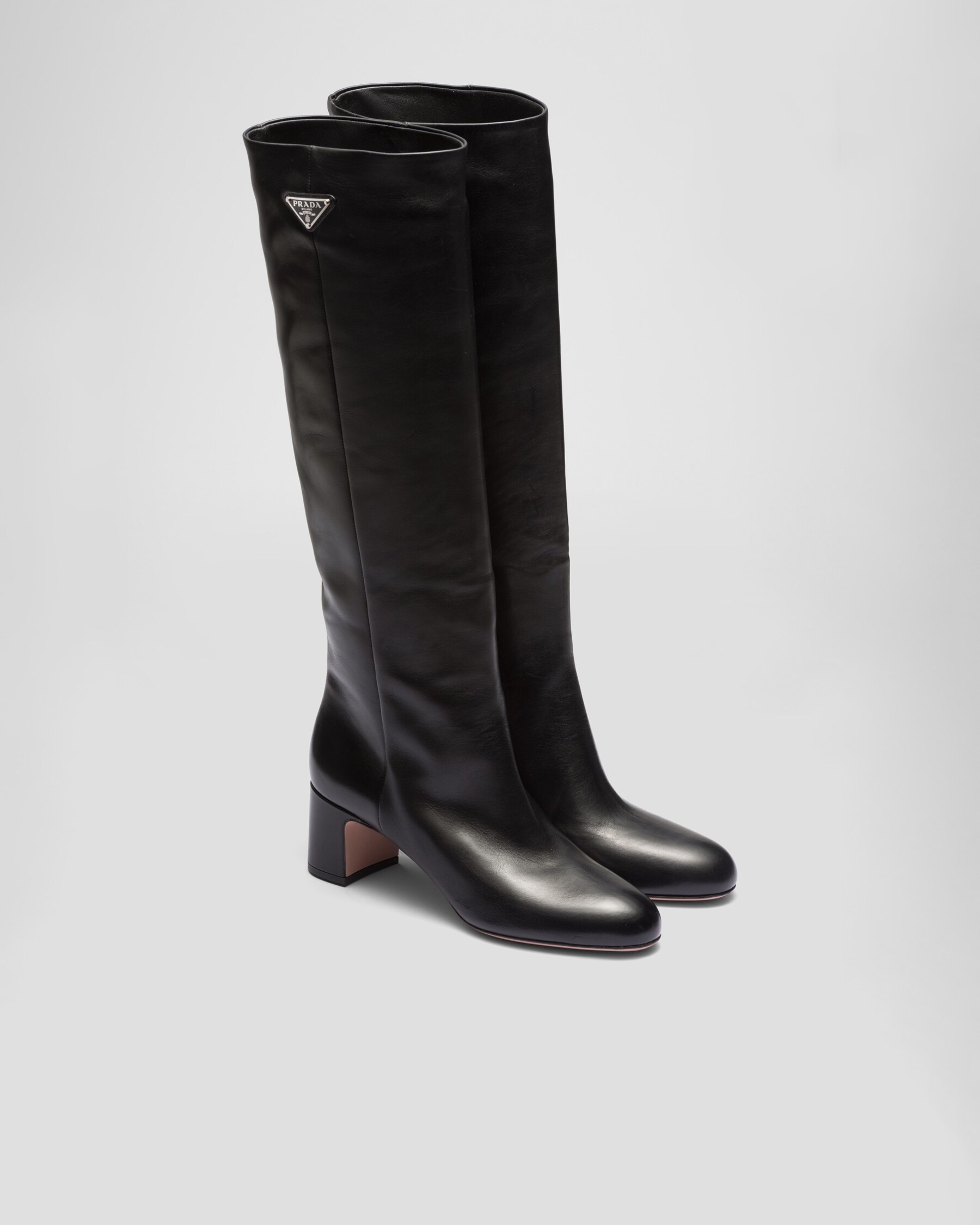 Black Leather Boots | PRADA