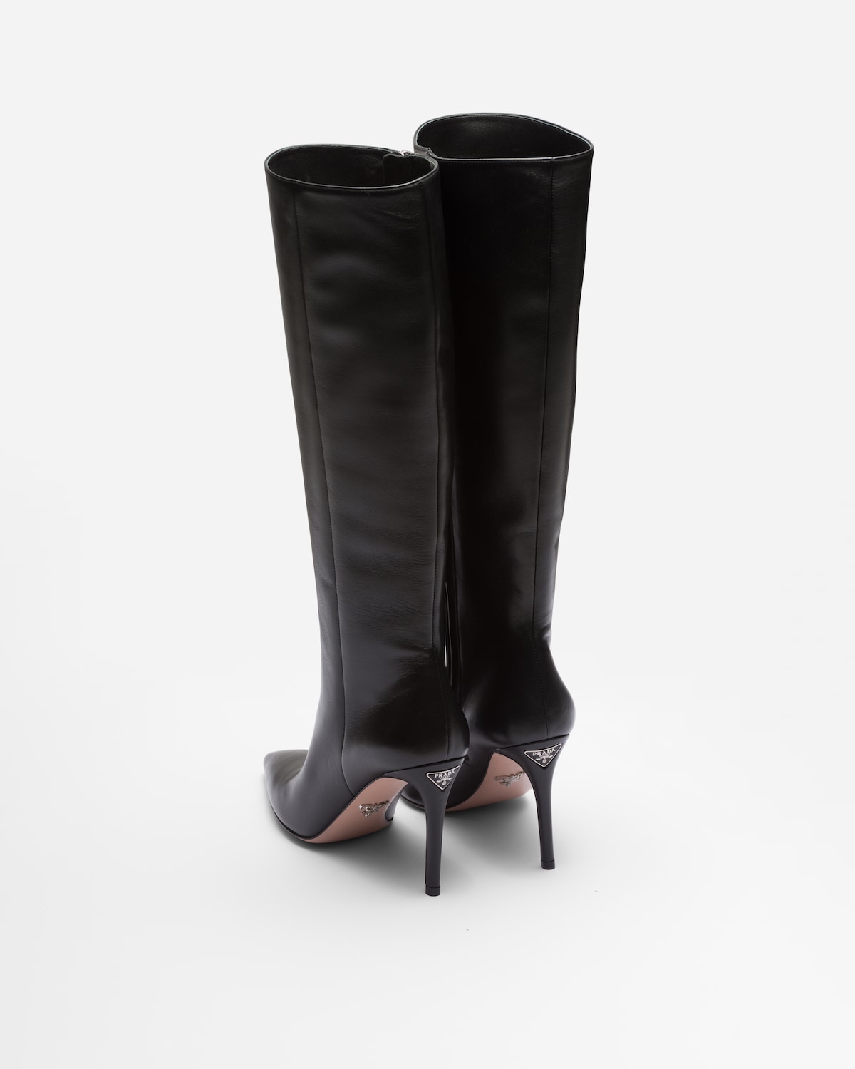 Black Nappa Leather Boots | PRADA