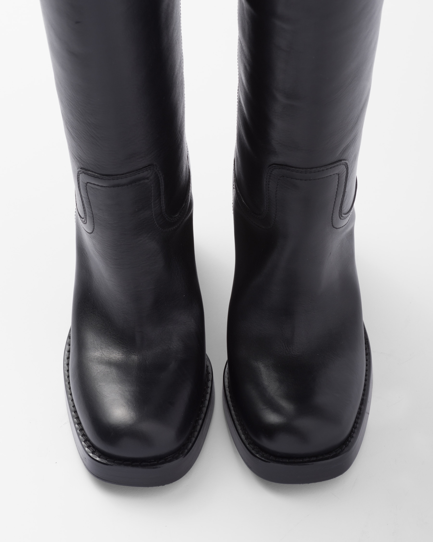 Black Leather Boots | PRADA