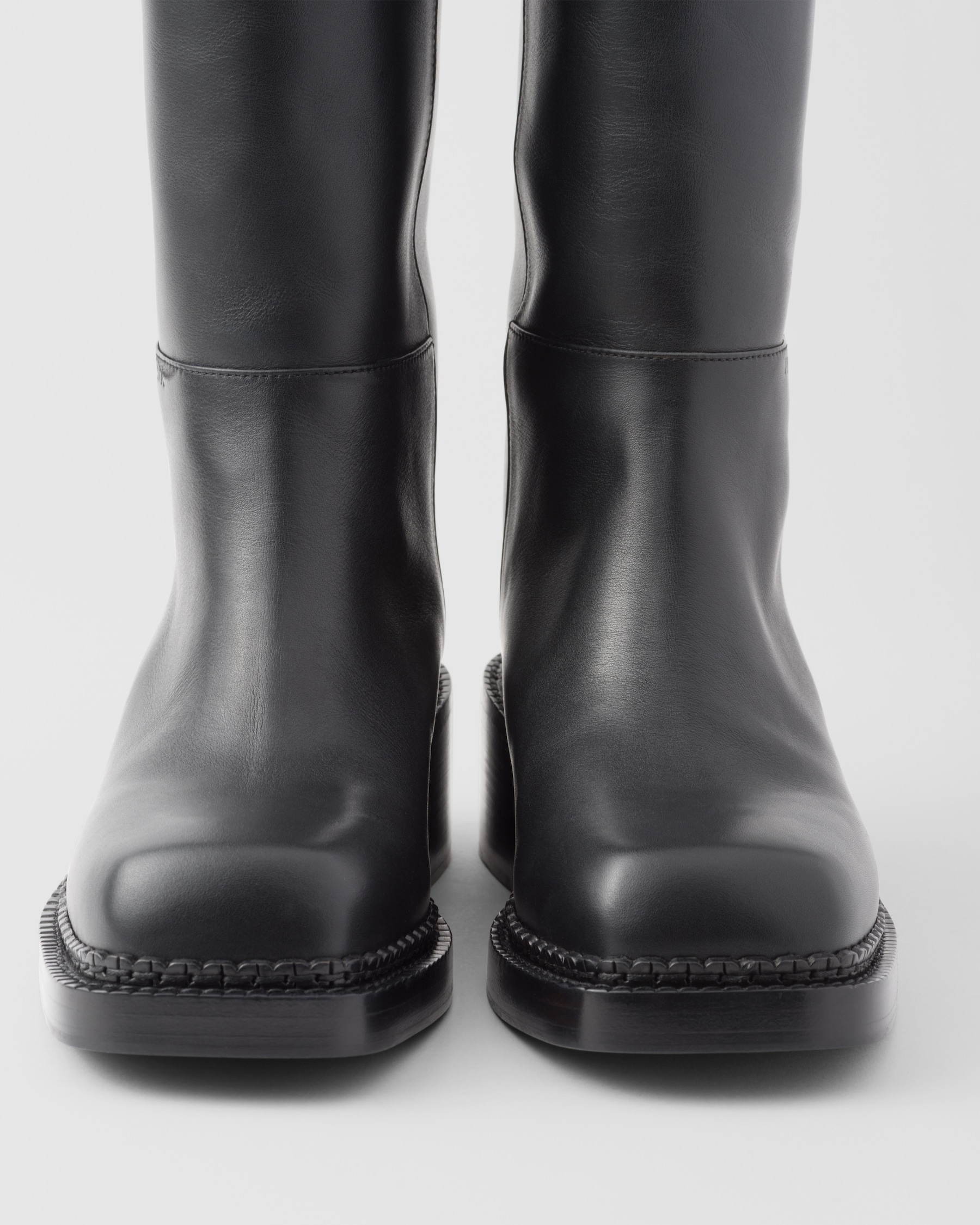 Black Leather Boots | PRADA