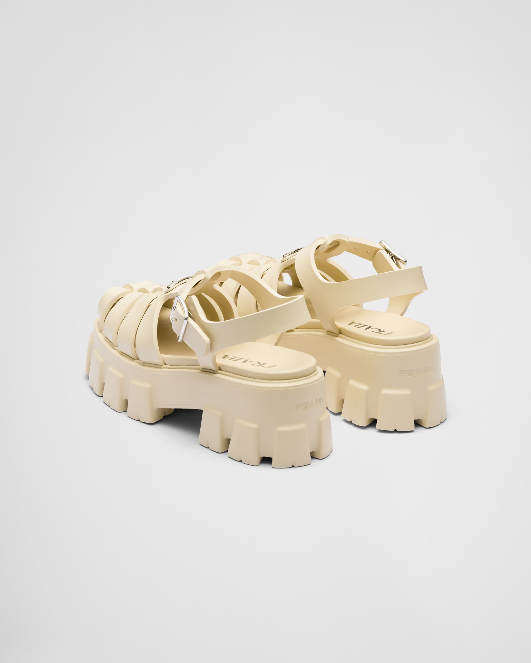 Quartz Foam Rubber Sandals | PRADA