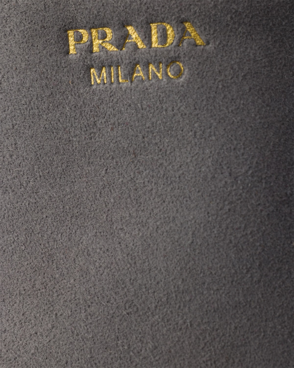 Gravel Gray Suede Platform Sandals | PRADA