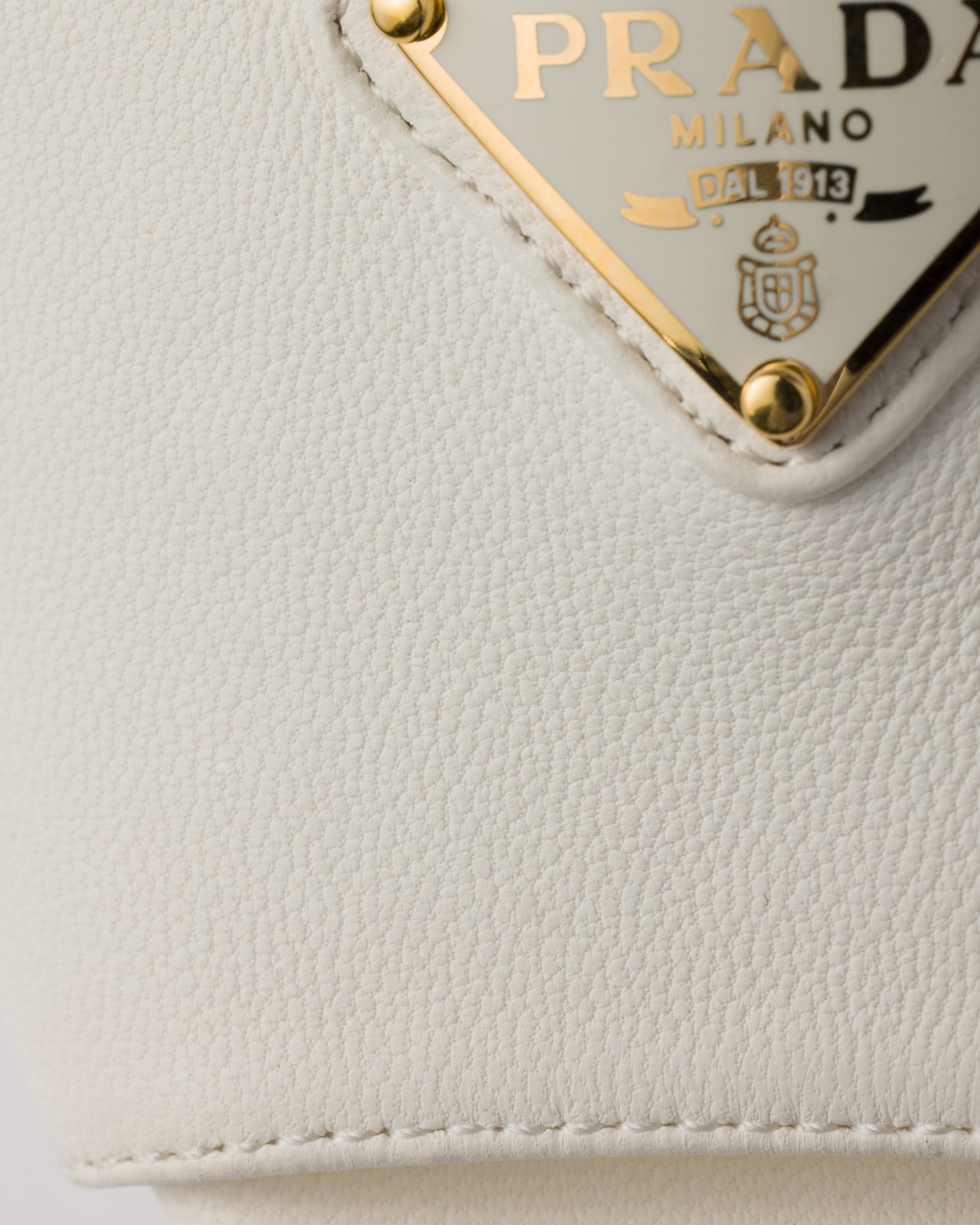 Ivory Nappa Leather Platform Sandals | PRADA