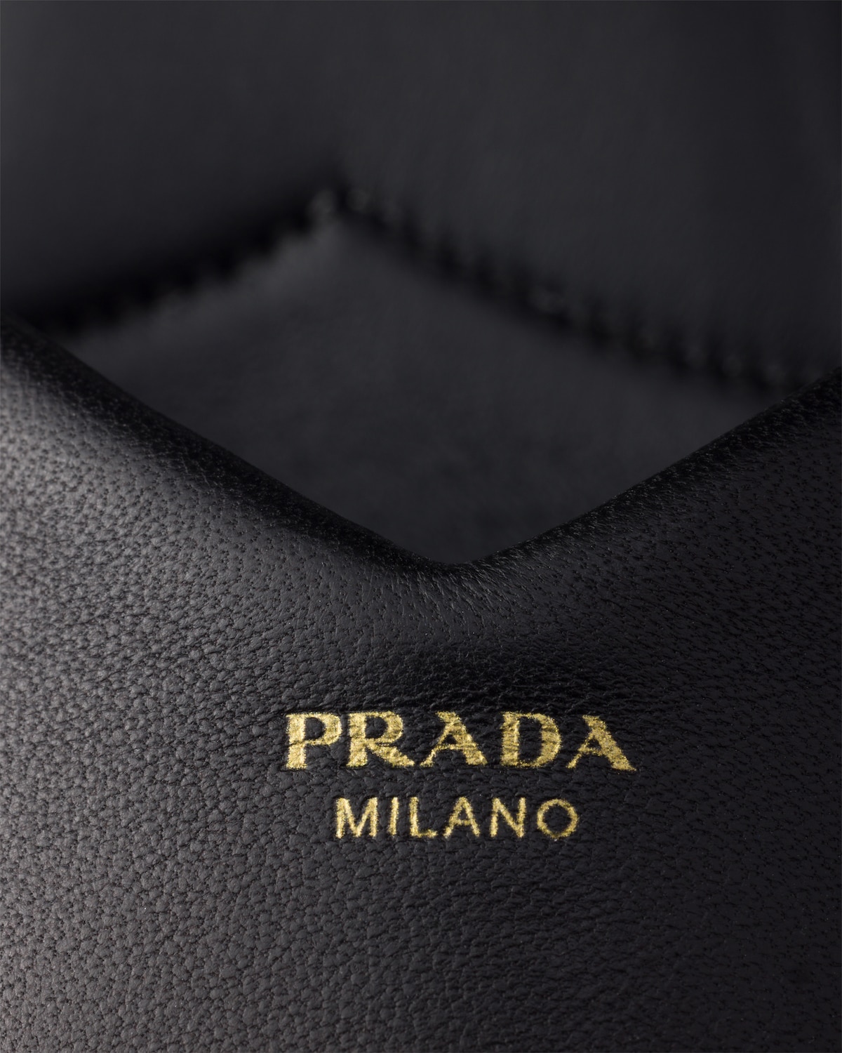 Black Padded Nappa Leather Sandals | PRADA