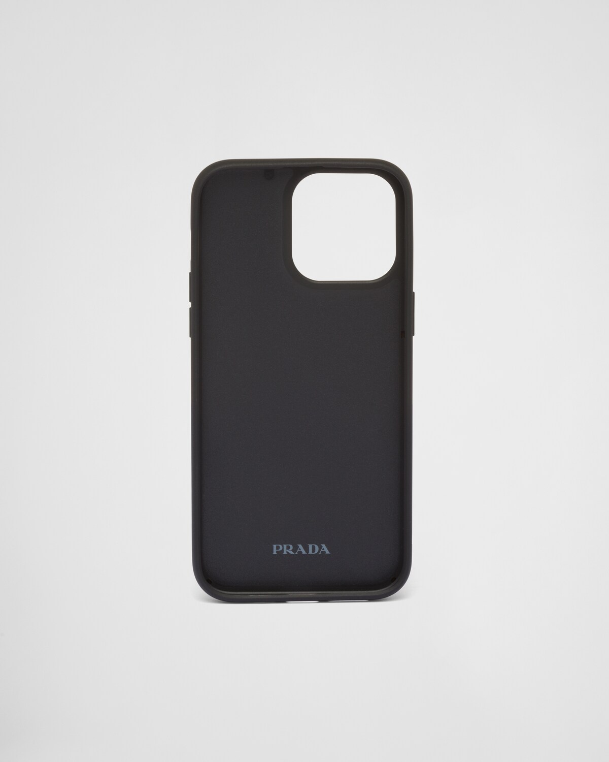 Black Leather Cover For Iphone 14 Pro Max | PRADA