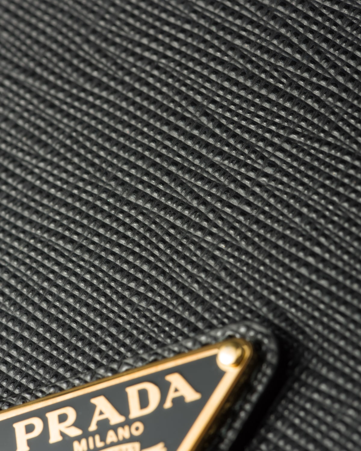 Black Saffiano Leather Cover For Iphone 15 Pro | PRADA