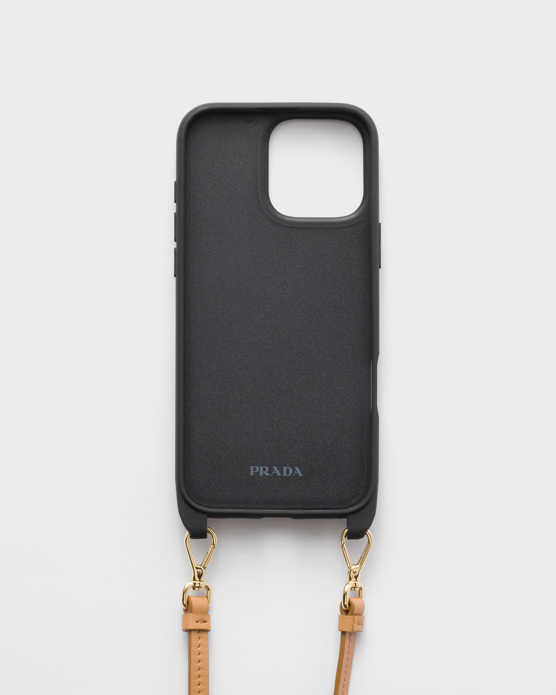 Natural Leather Case For Iphone 16 Pro Max | PRADA