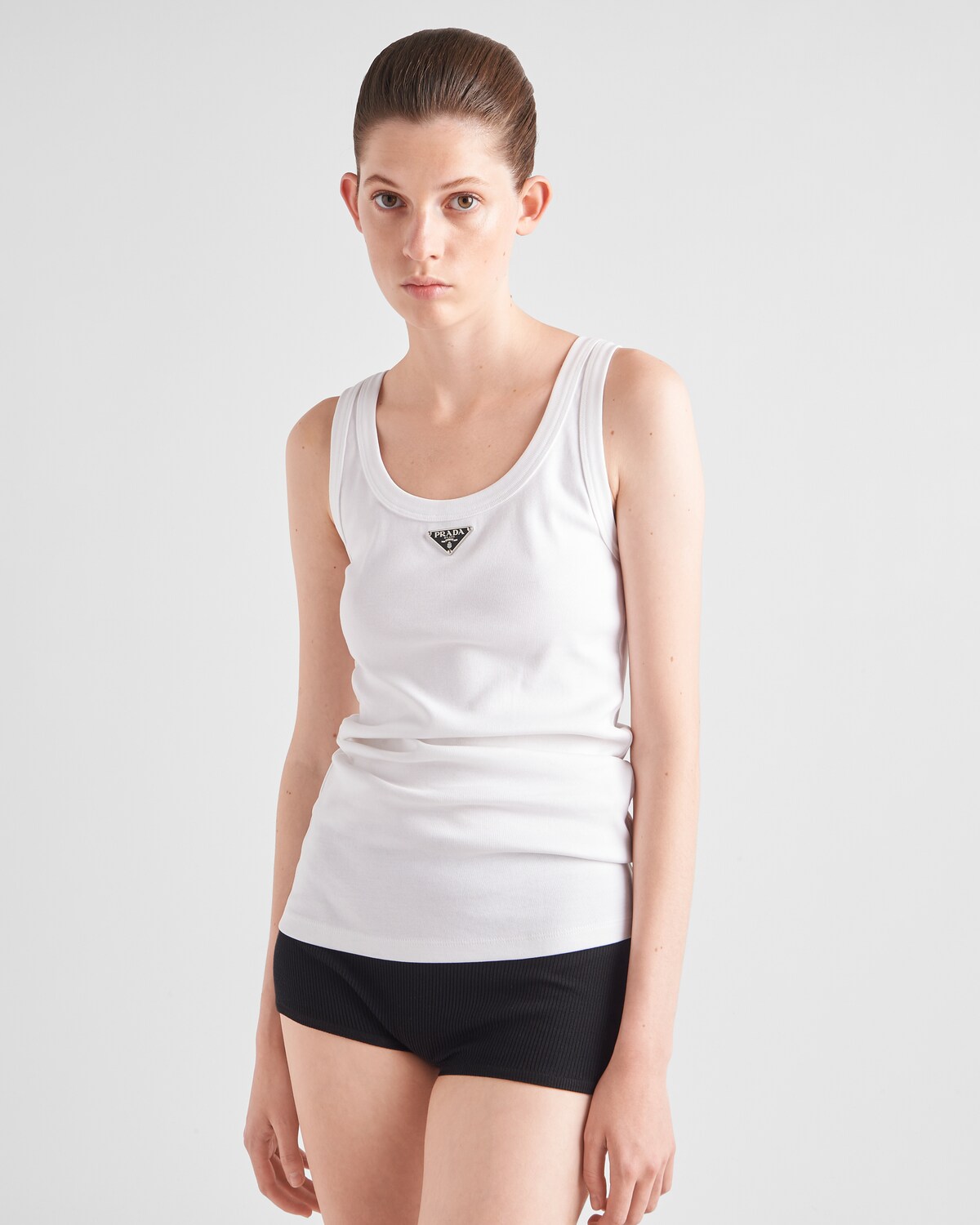 Black Silk Shorts | PRADA