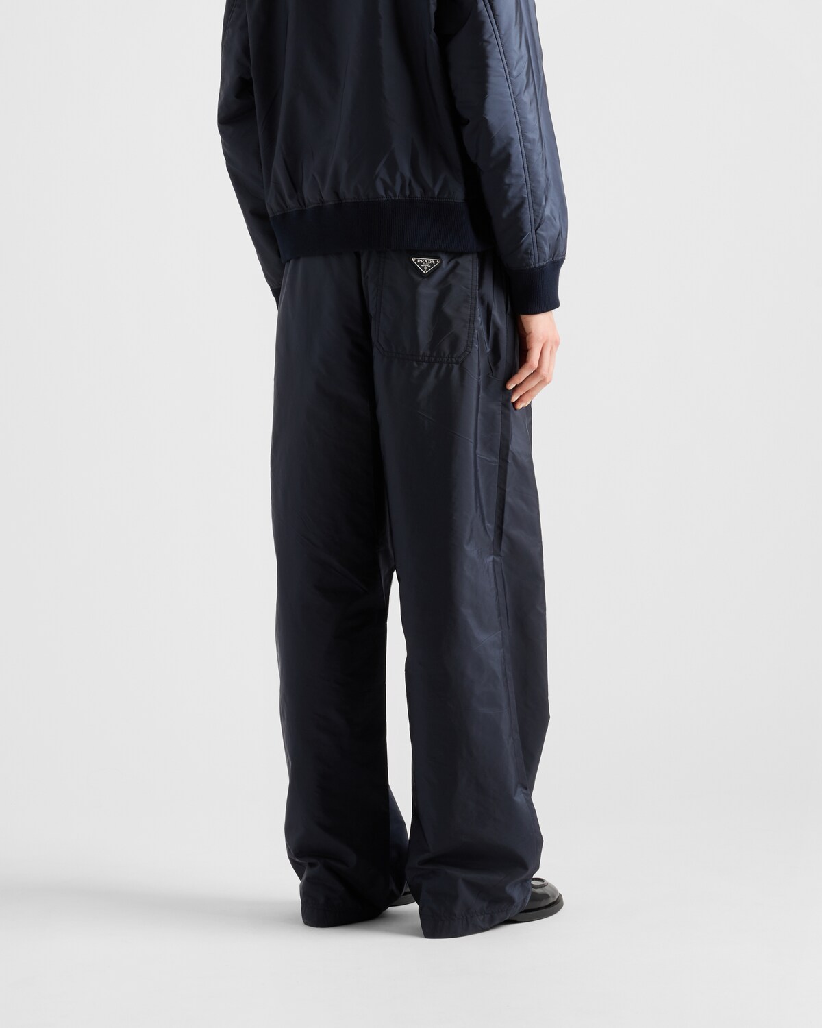 Navy Lightweight Re-nylon Pants | PRADA