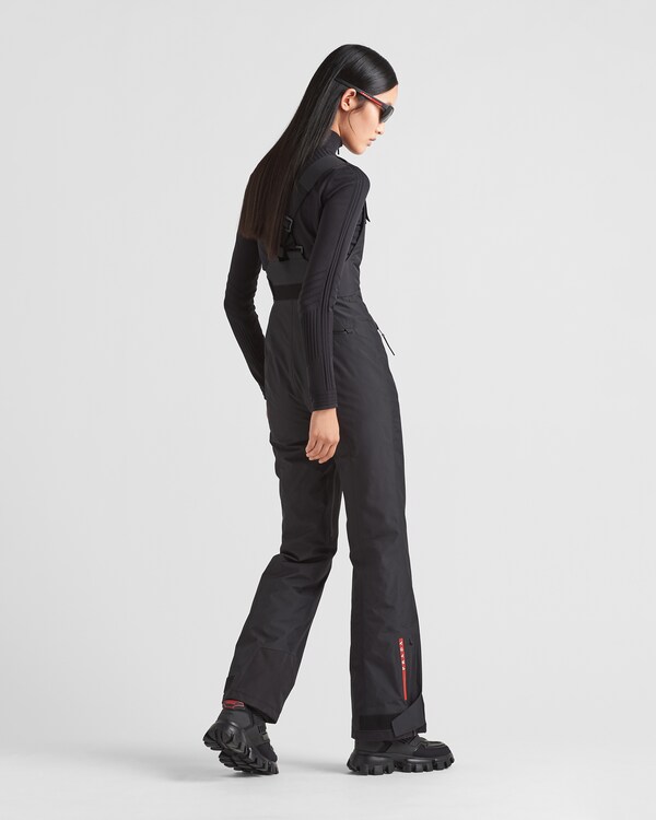 Black Extreme-tex Ski Suit With Straps | PRADA