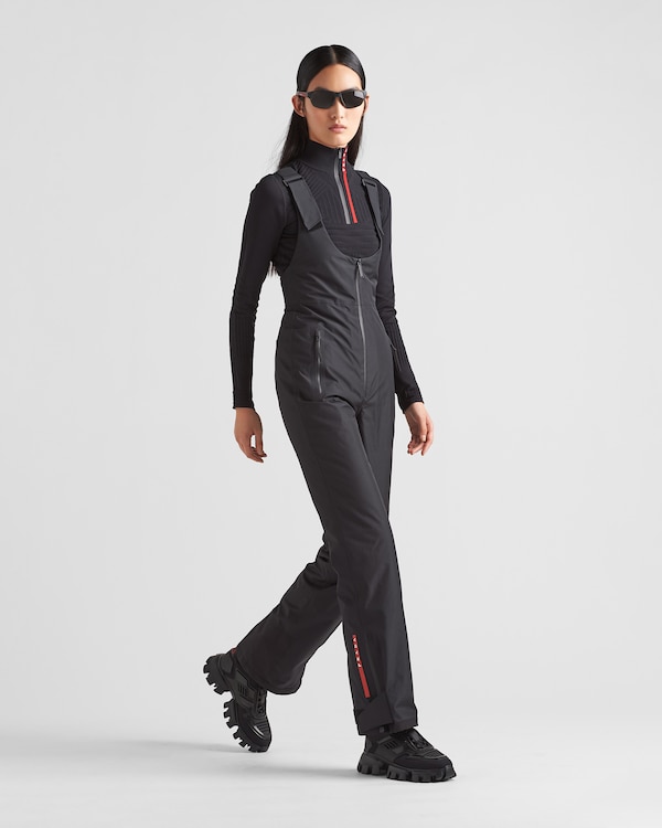 Black Extreme-tex Ski Suit With Straps | PRADA