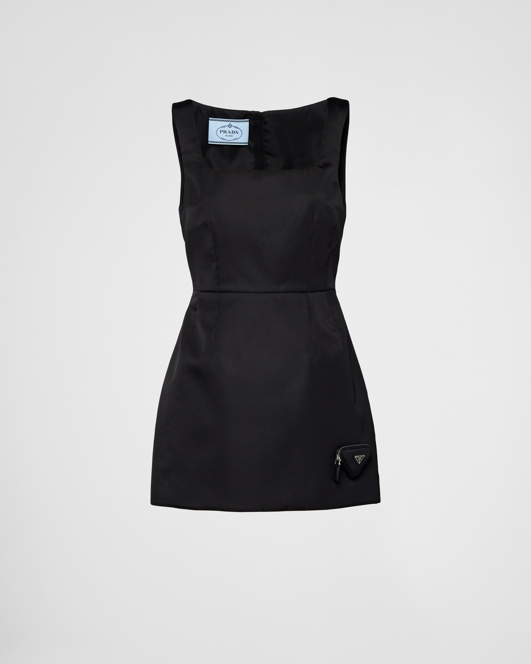 Black Re-nylon Mini-dress | PRADA