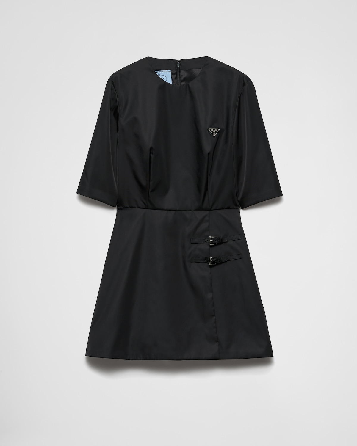 Black Re-nylon Mini-dress | PRADA