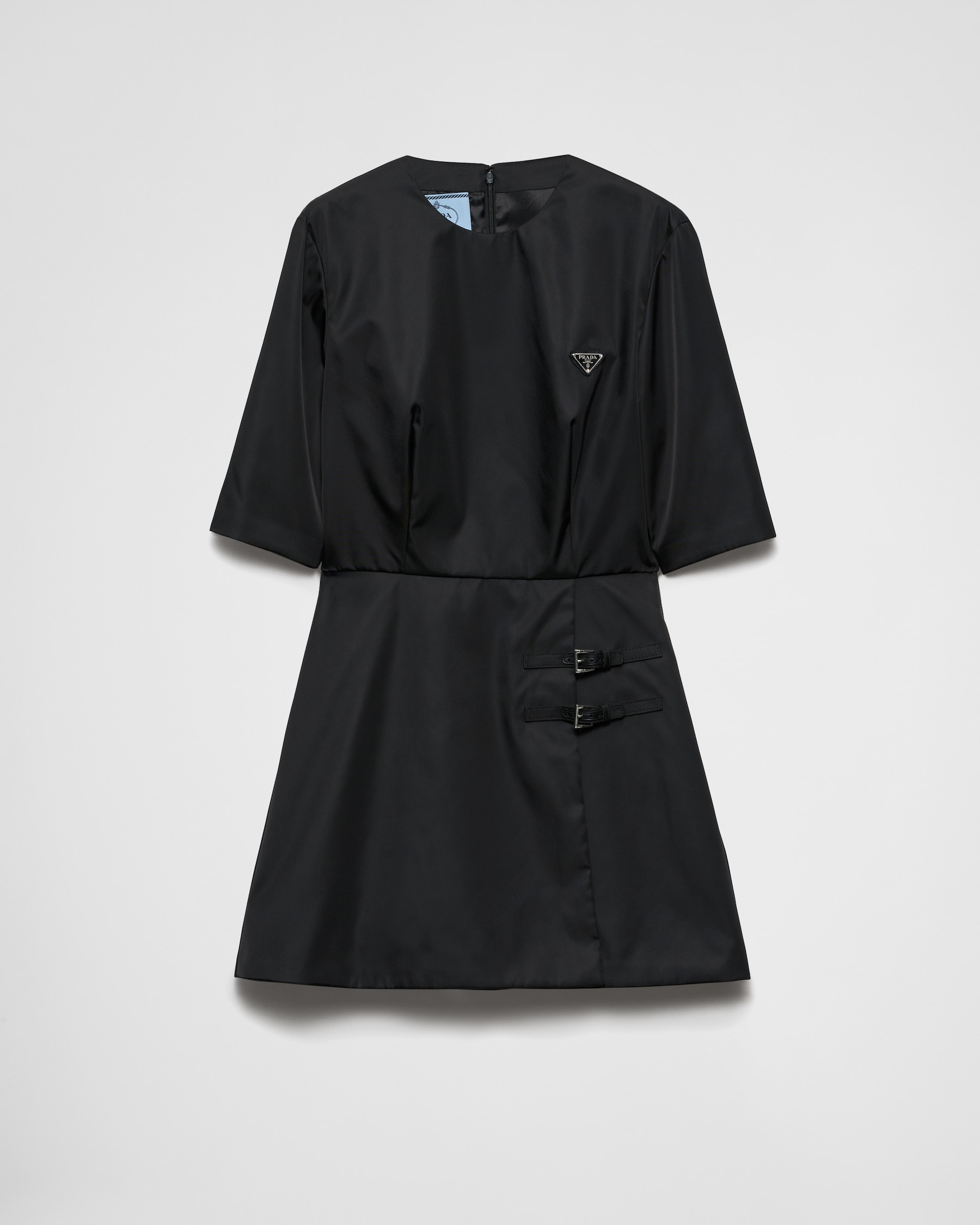 Black Re-nylon Mini-dress | PRADA