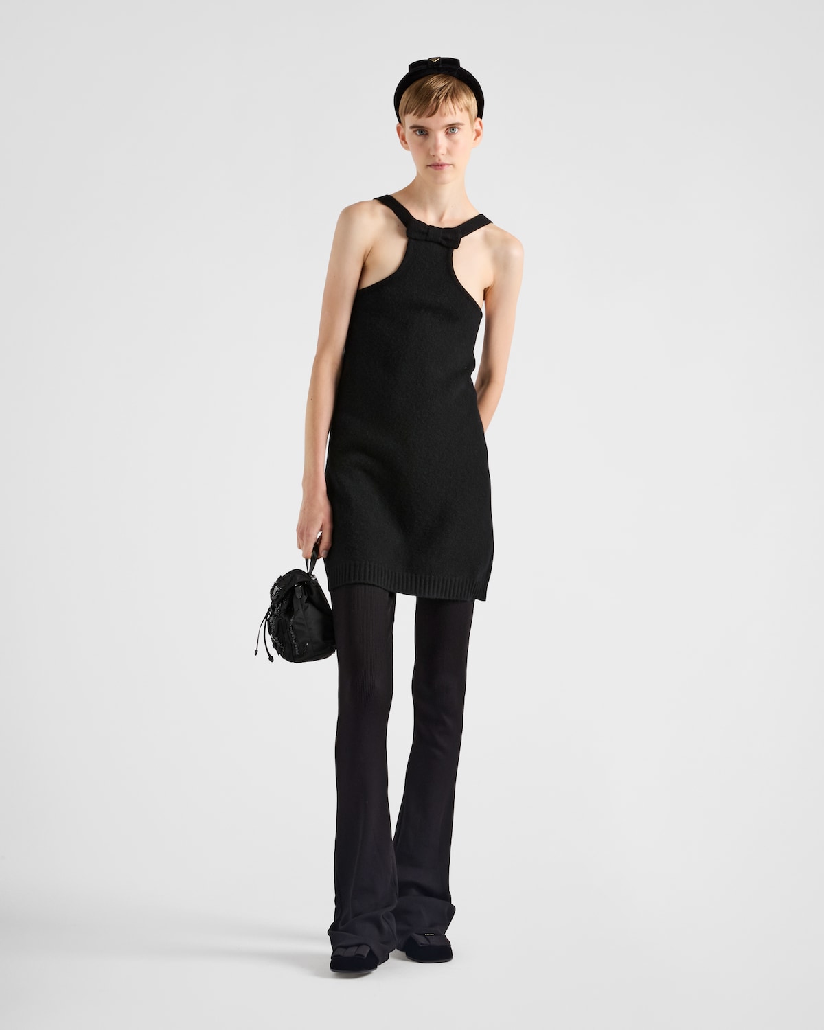 Black Wool Dress | PRADA