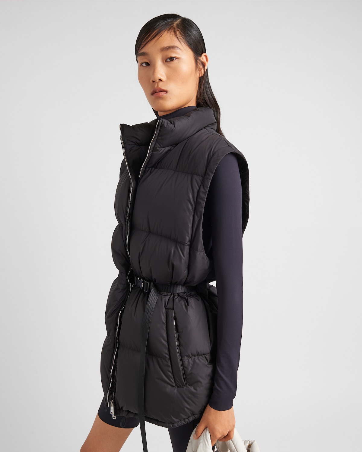 Black Light Re-nylon Puffer Jacket | PRADA