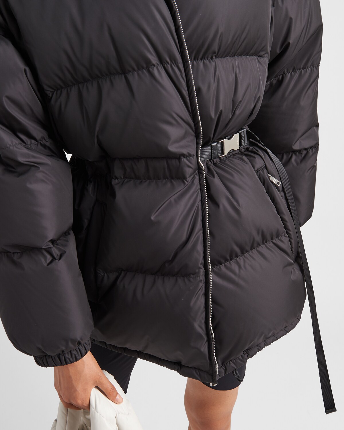 Black Light Re-nylon Puffer Jacket | PRADA
