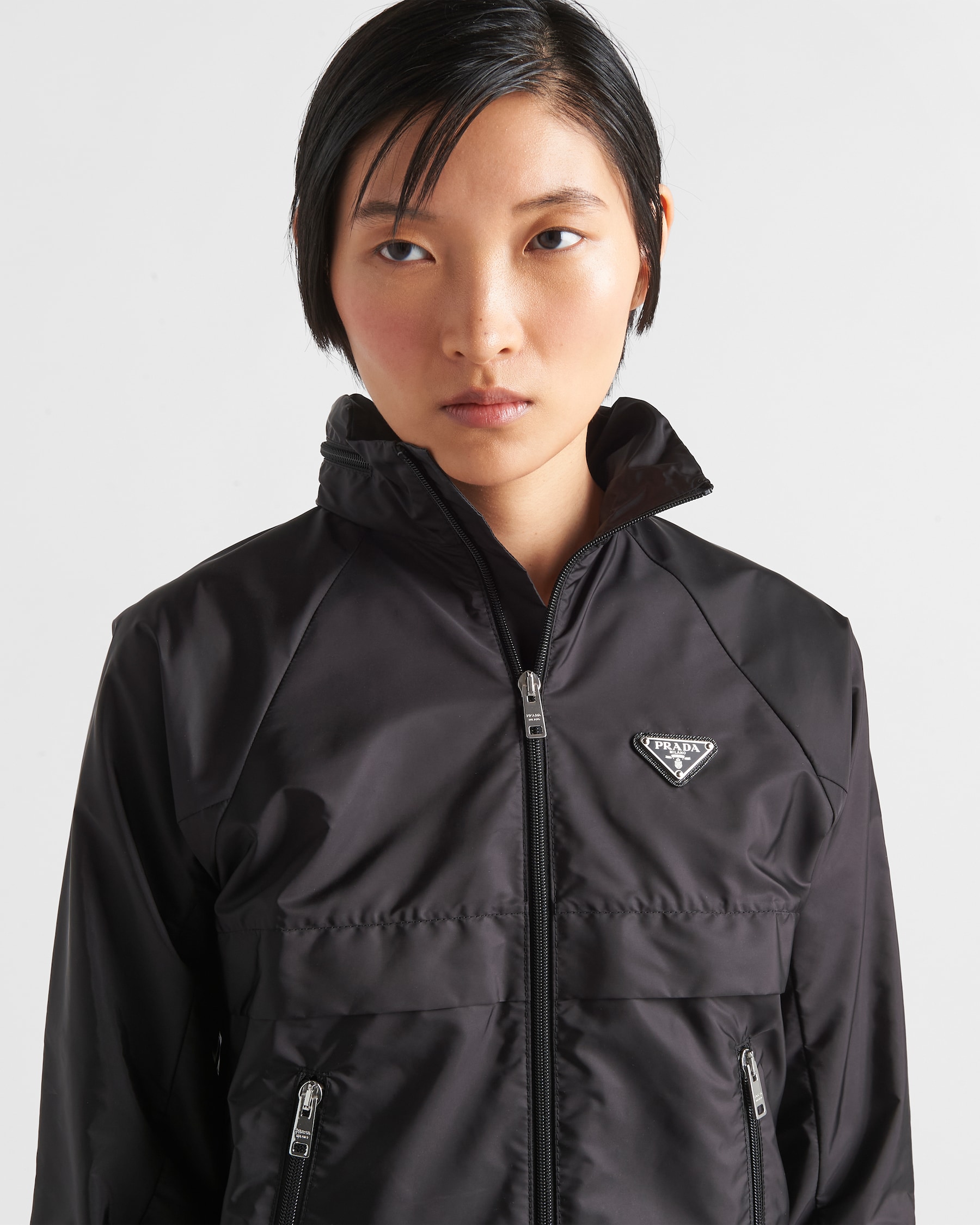 Black Light Re-nylon Rain Jacket | PRADA