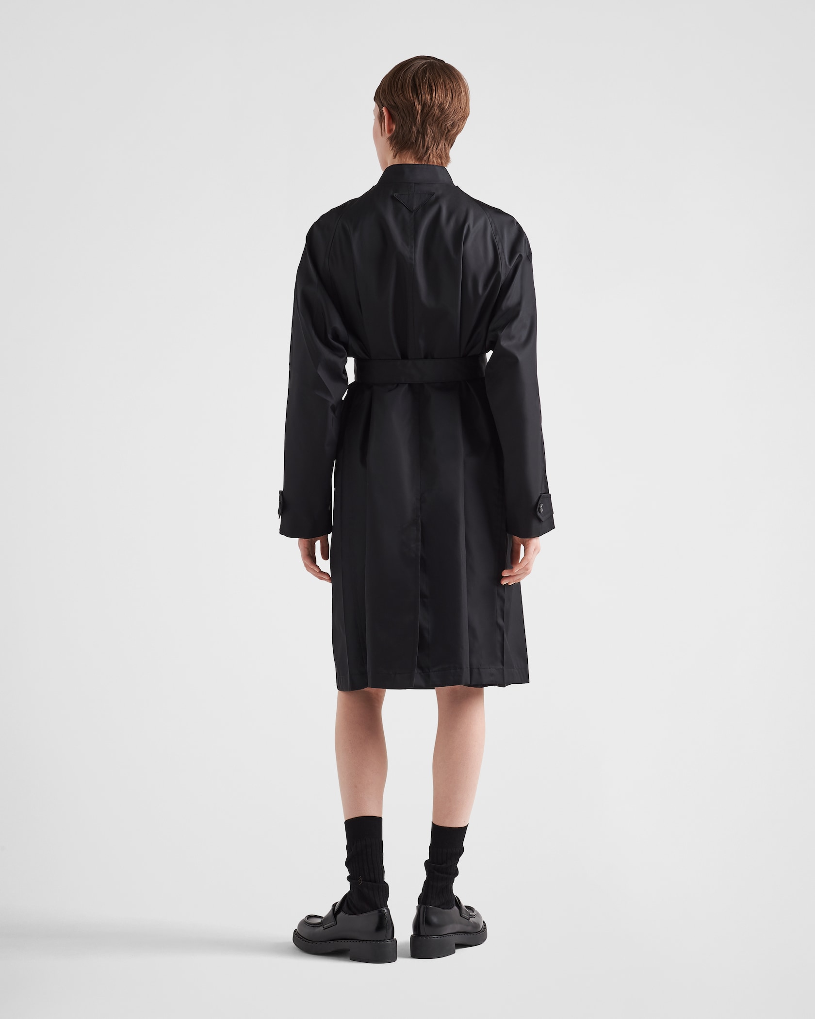 Black Re-nylon Raincoat | PRADA