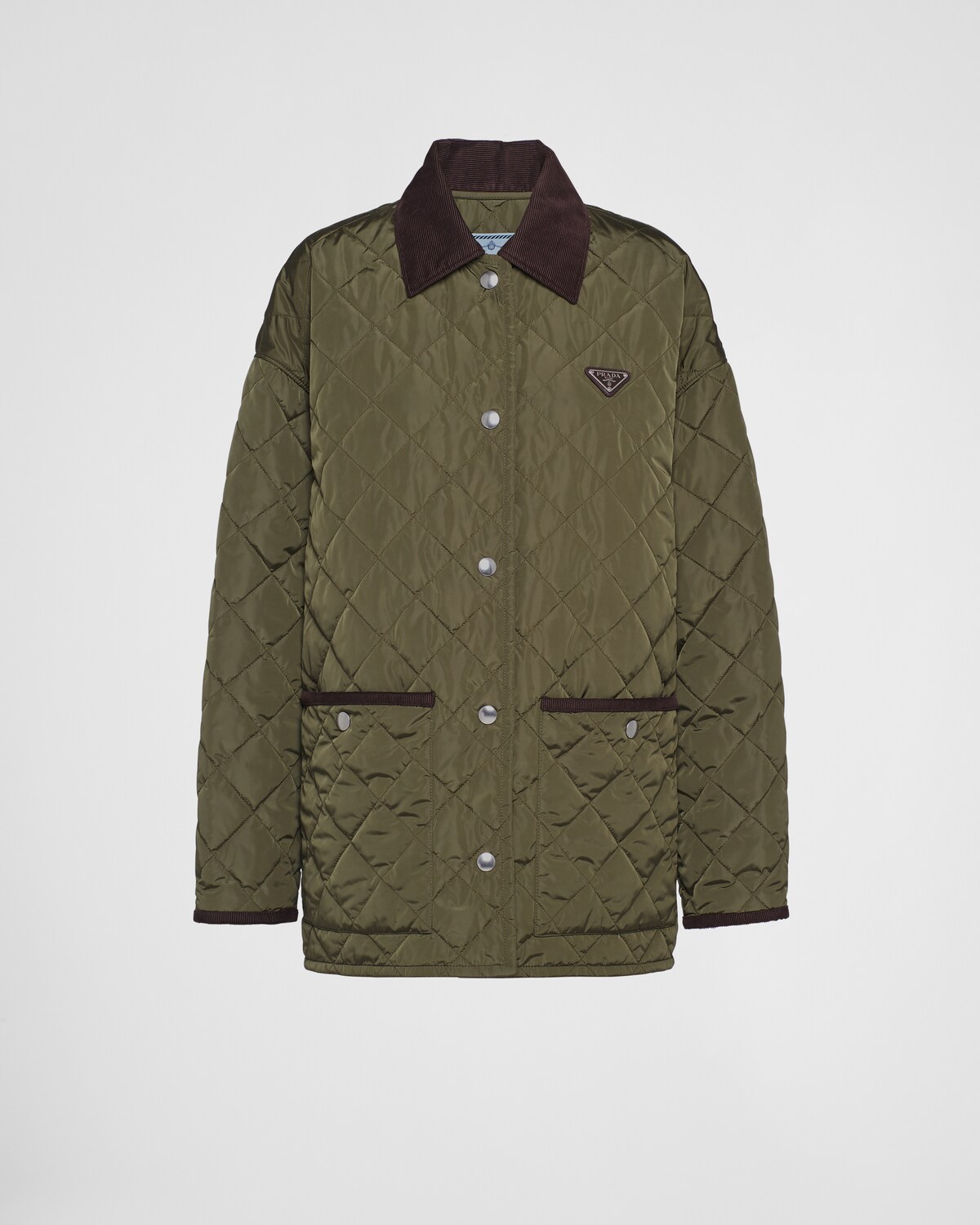 Military Green Light Re-nylon Jacket | PRADA