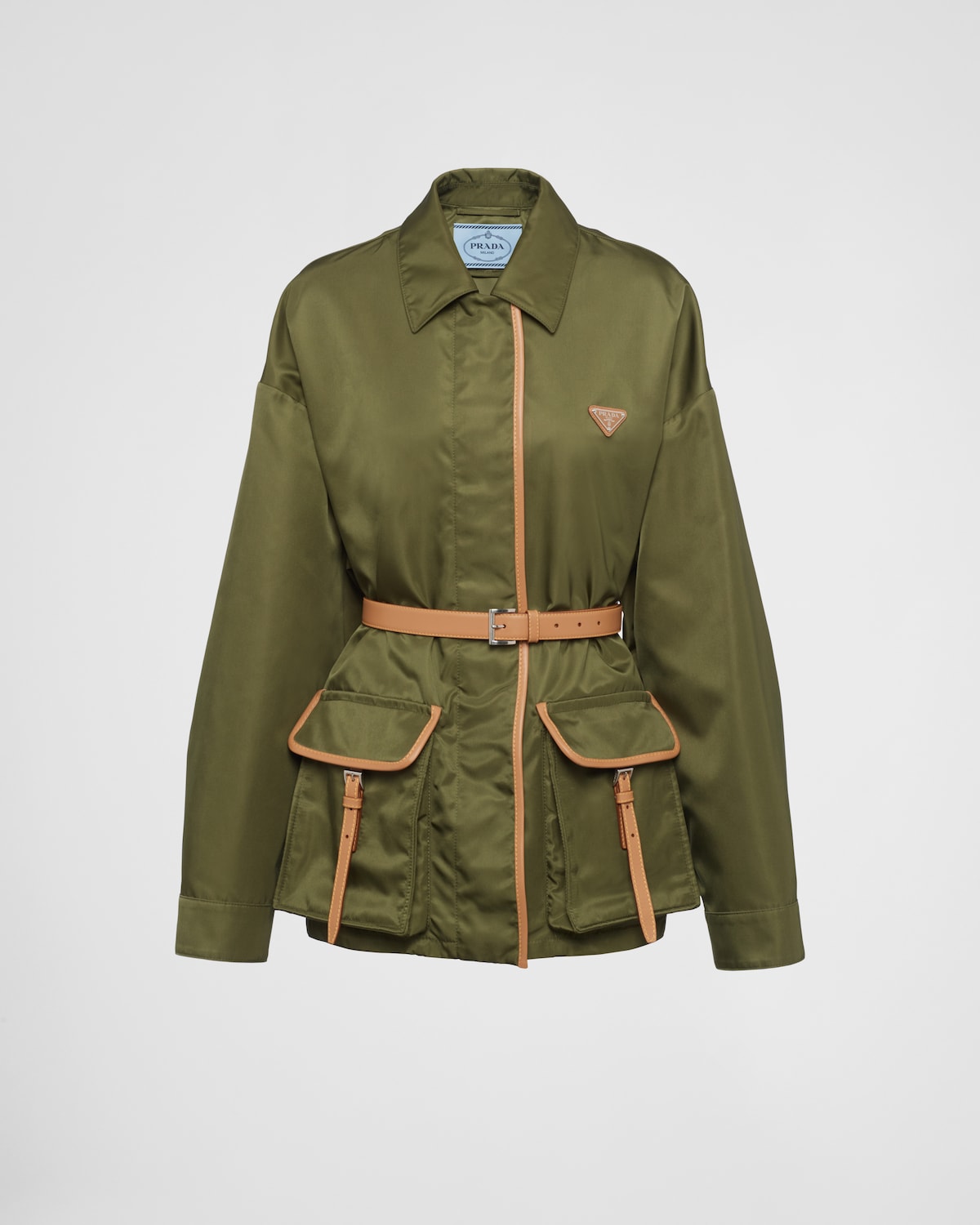 Loden Green Re-nylon Jacket | PRADA