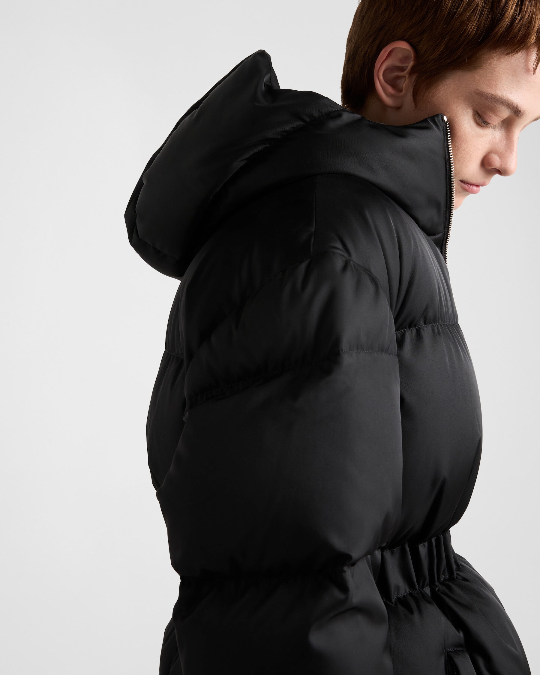 Black Re-nylon Down Jacket | PRADA