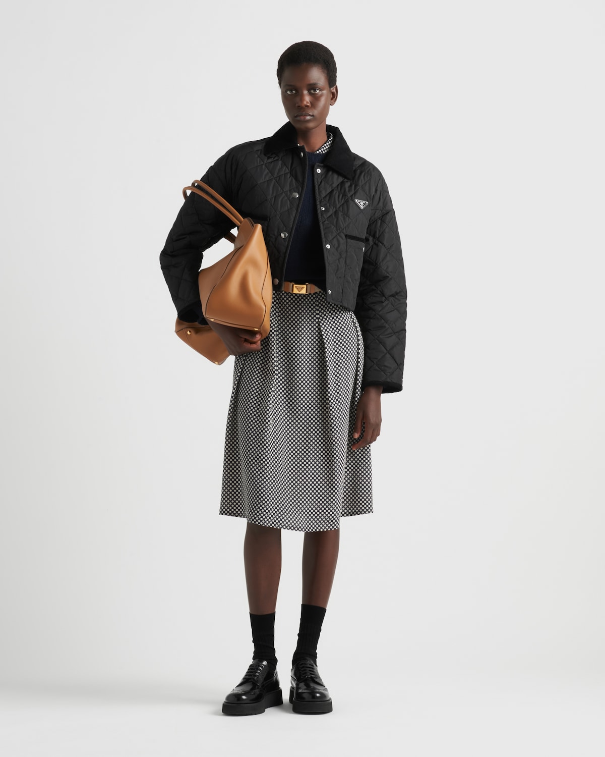 Black Light Re-nylon Cropped Jacket | PRADA