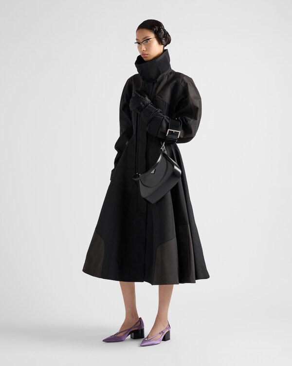 Black Canvas Coat | PRADA