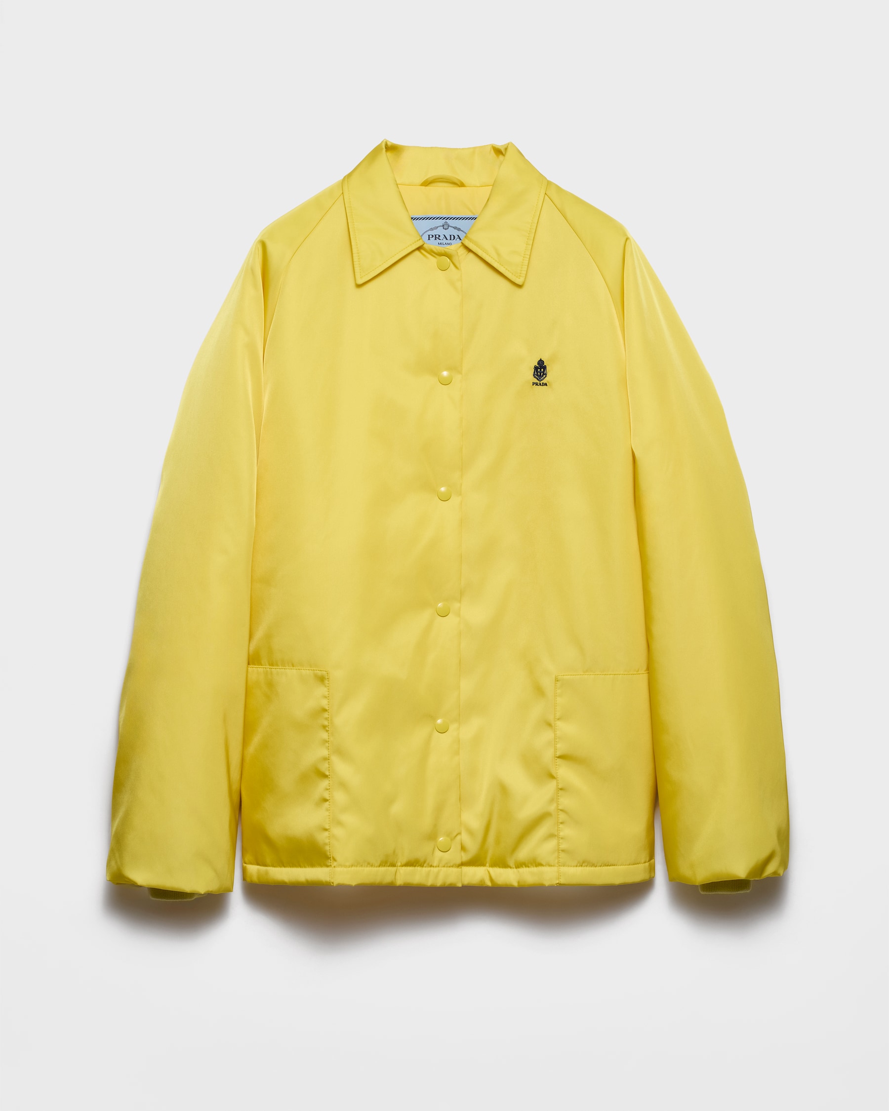 Citron Yellow Re-nylon Blouson Jacket | PRADA