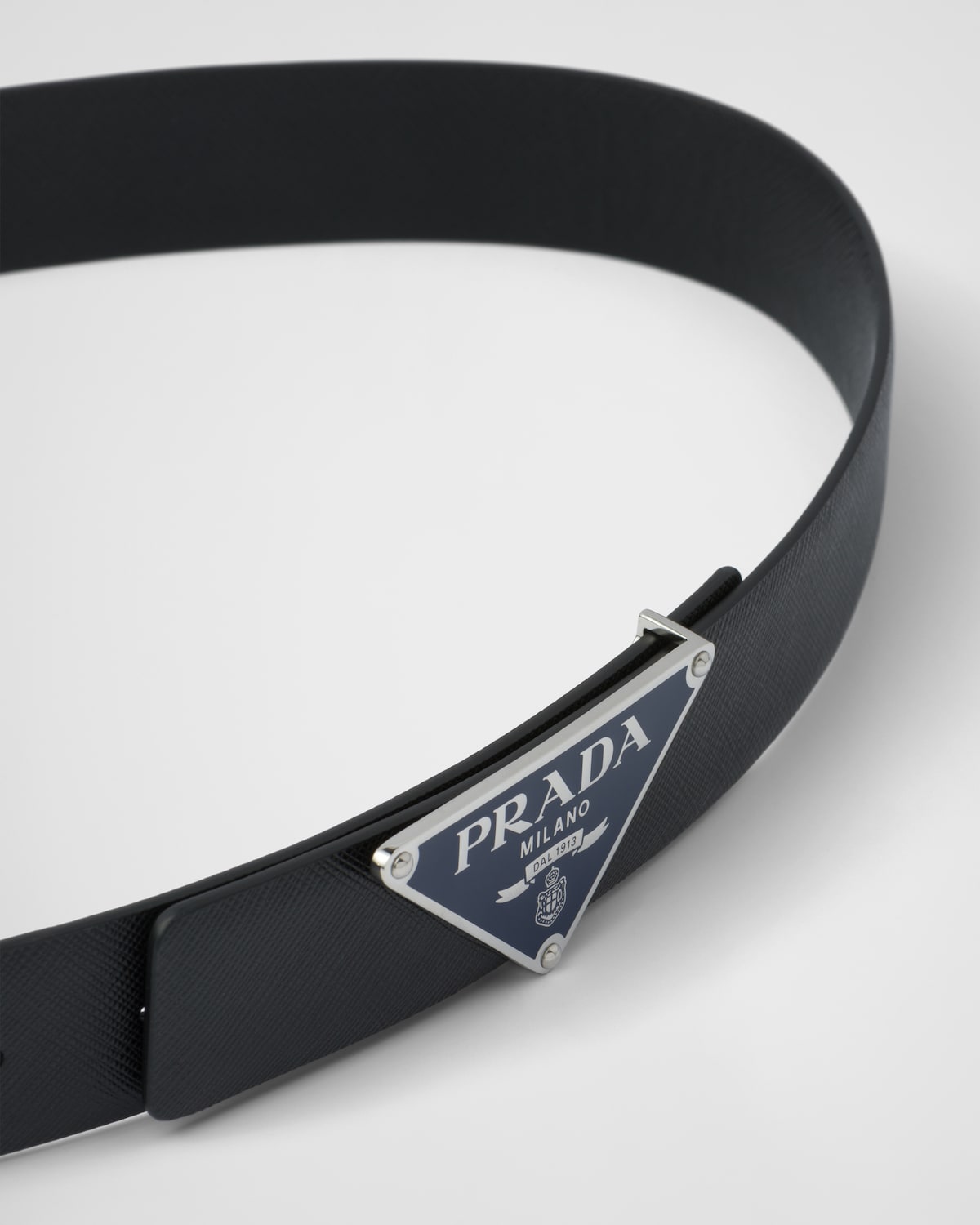 Bluette Enameled-metal Belt Buckle | PRADA