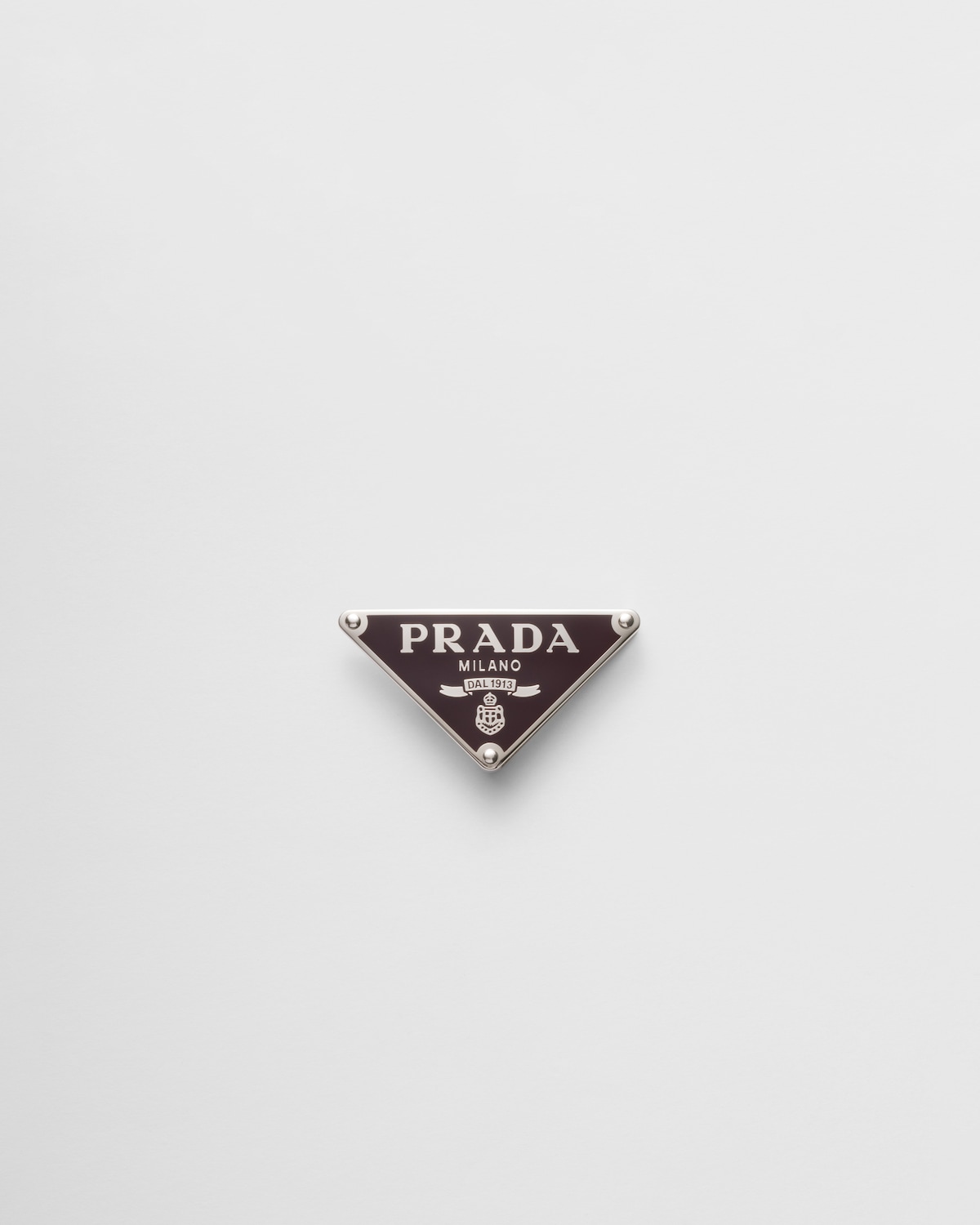 Garnet Enameled-metal Belt Buckle | PRADA