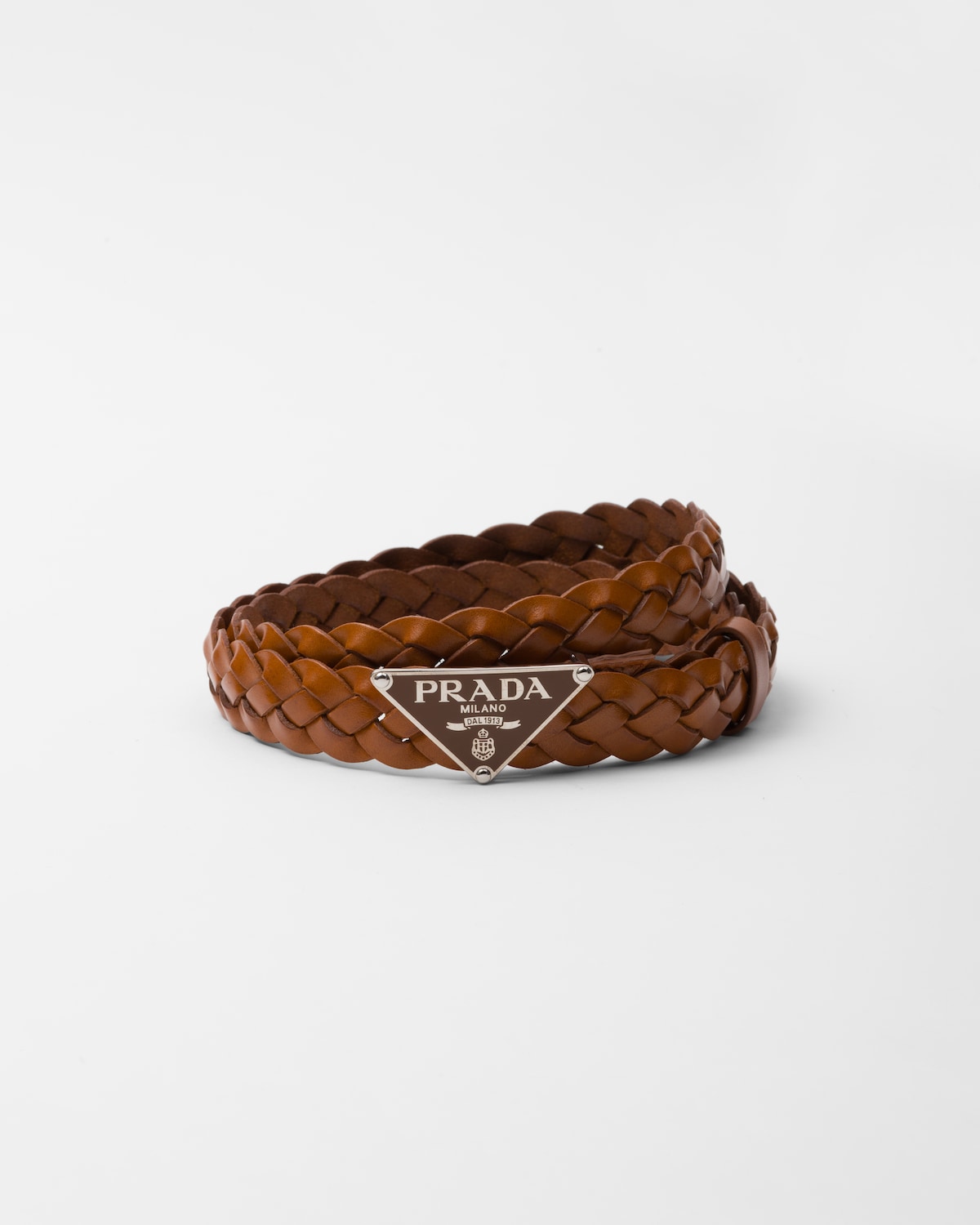 Cognac Leather Belt | PRADA
