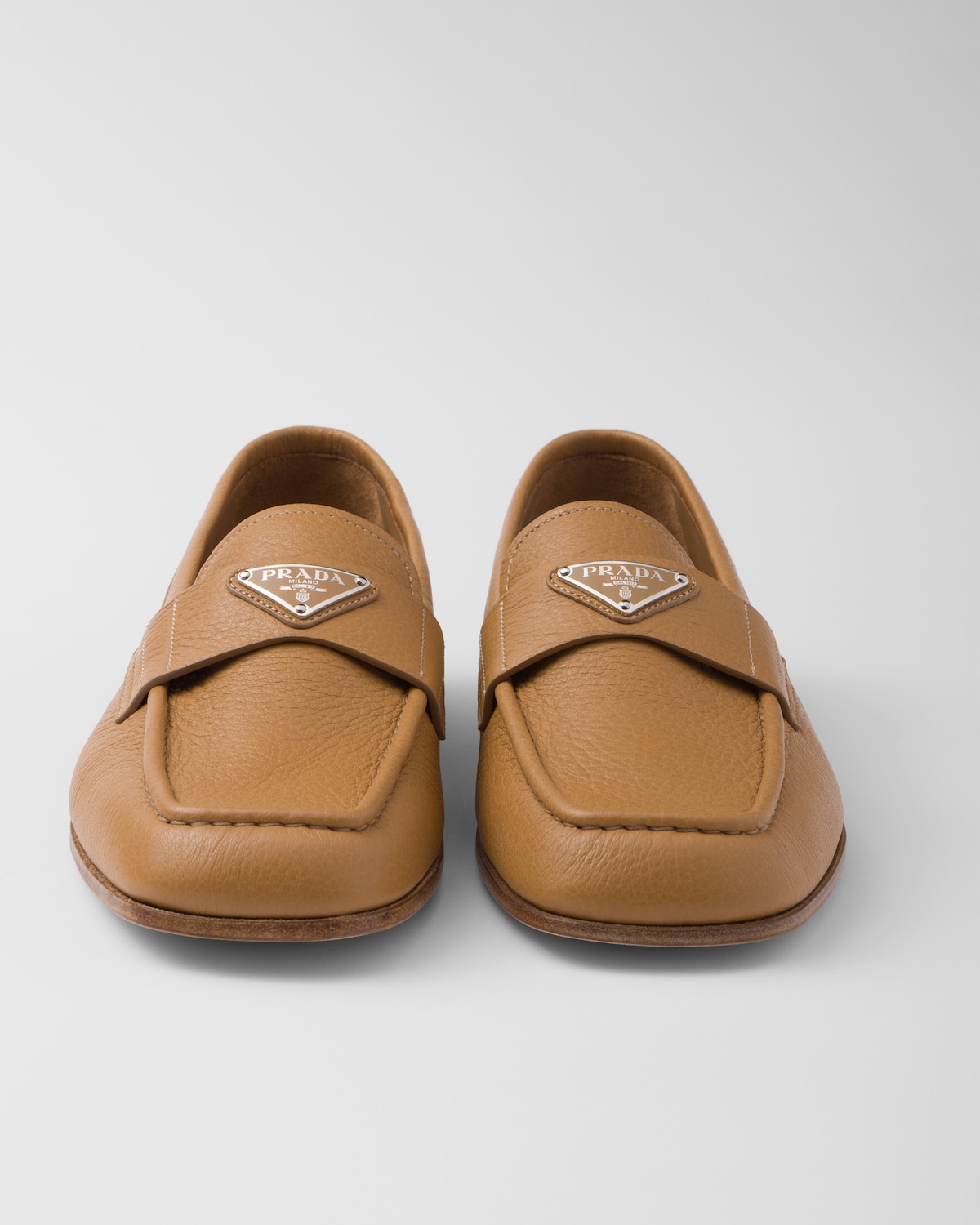Natural Leather Loafers | PRADA