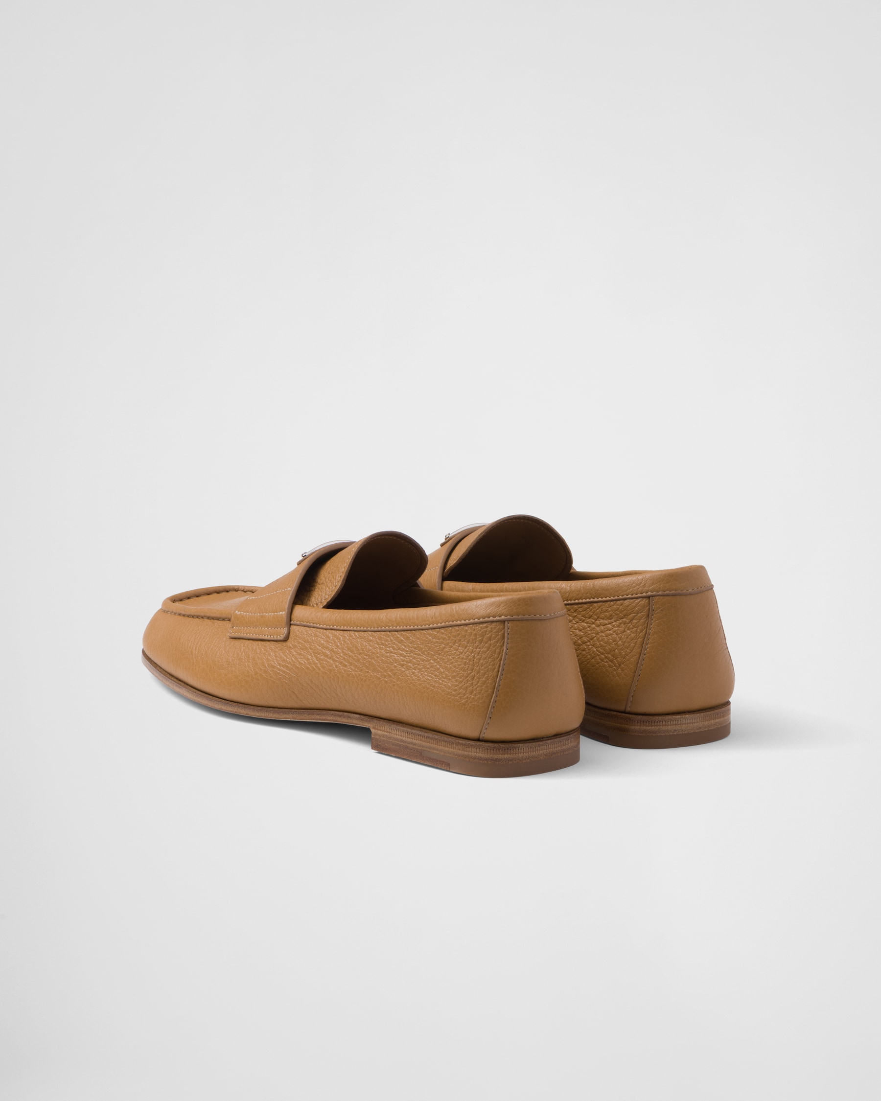 Natural Leather Loafers | PRADA