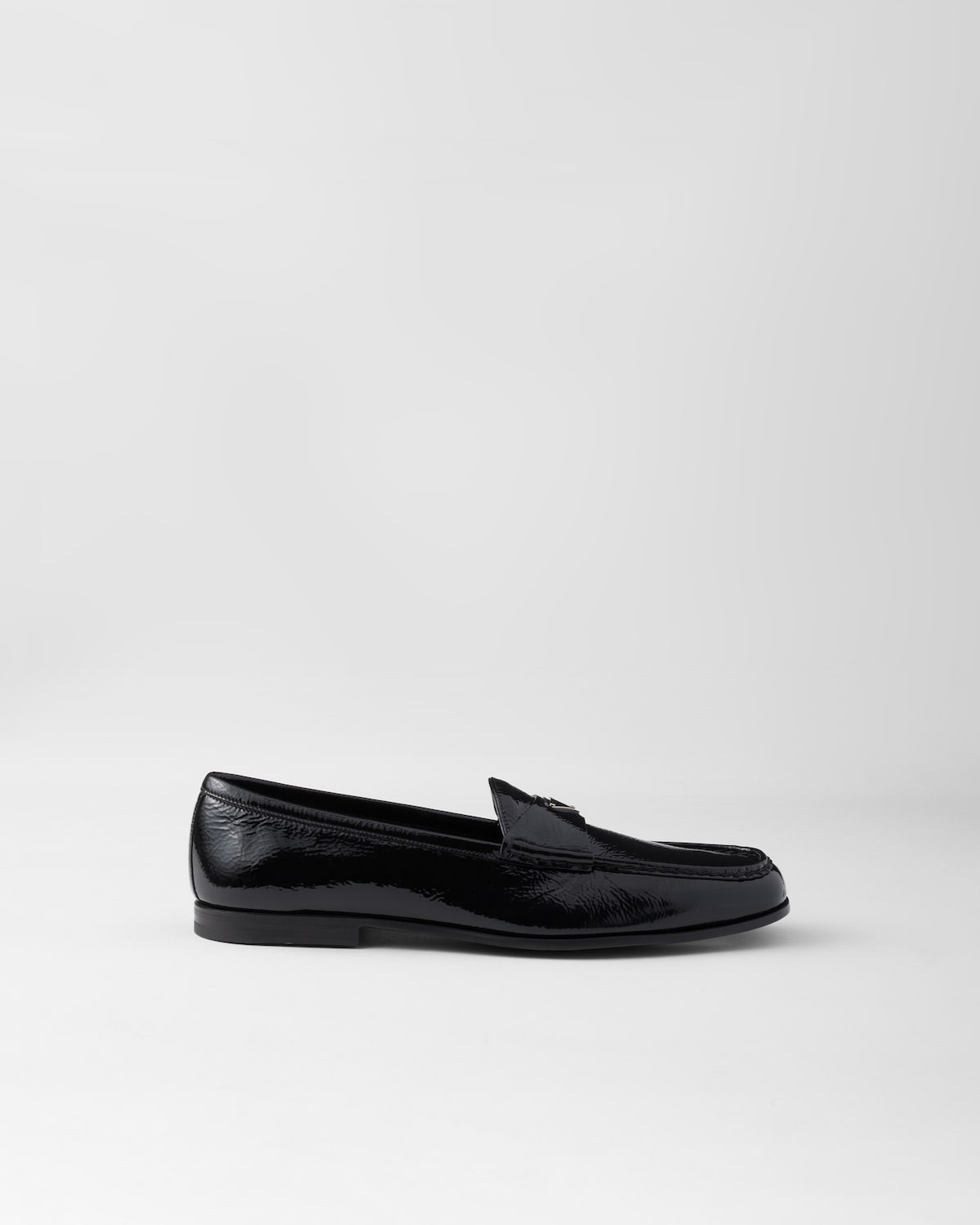 Black Naplak Loafers | PRADA