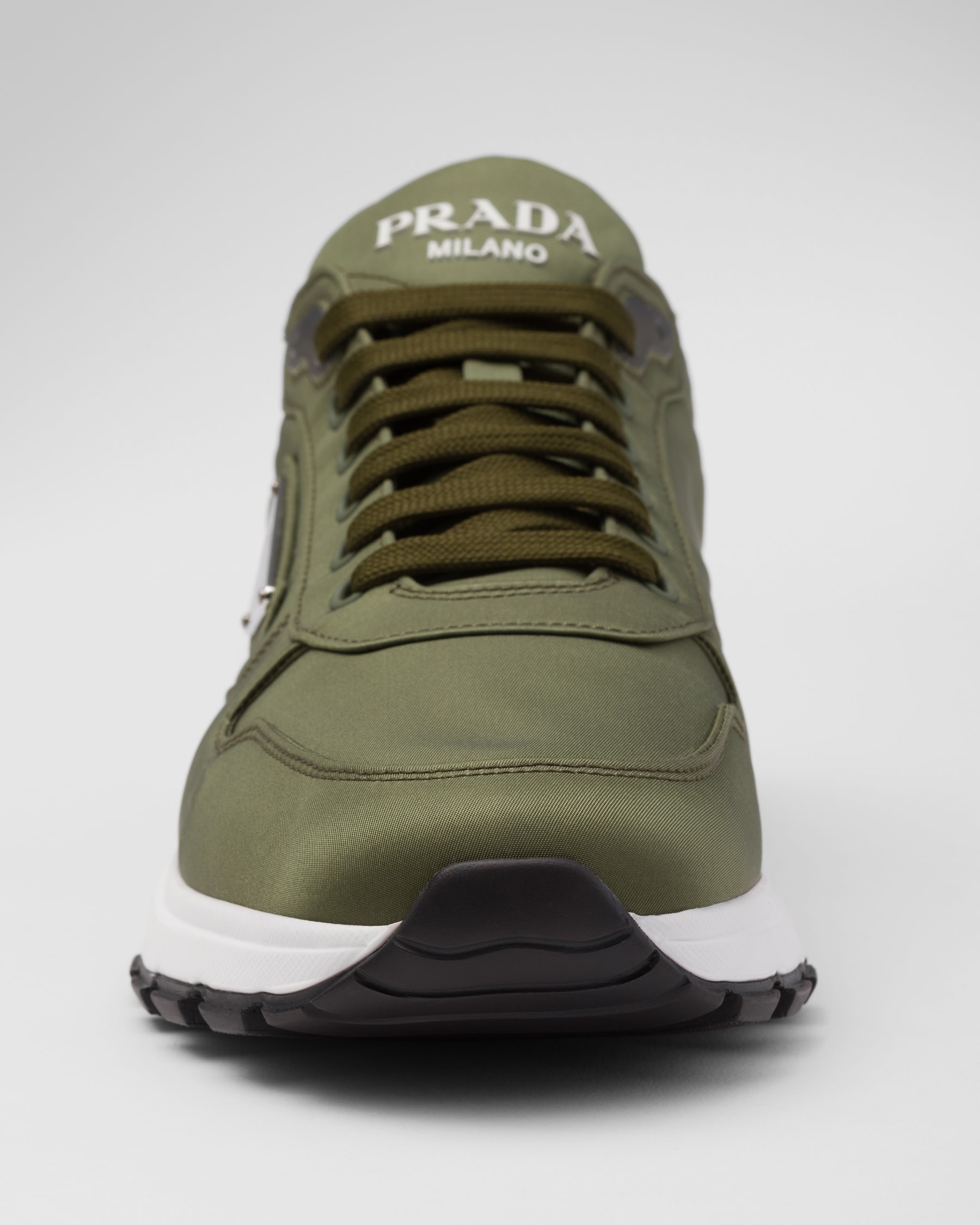 Military Green Prax 01 Re-nylon Sneakers | PRADA