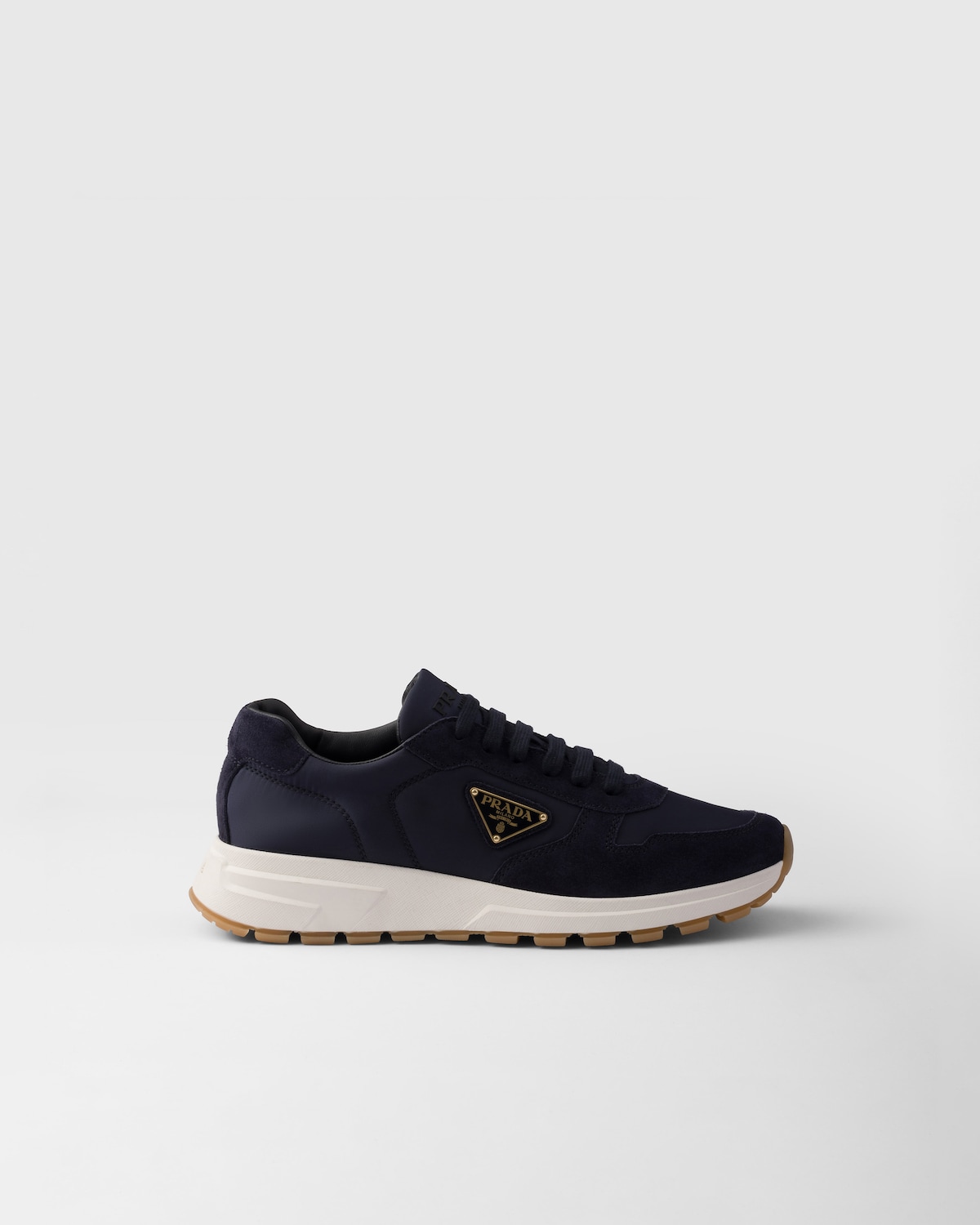 Navy Prax 01 Re-nylon And Suede Sneakers | PRADA