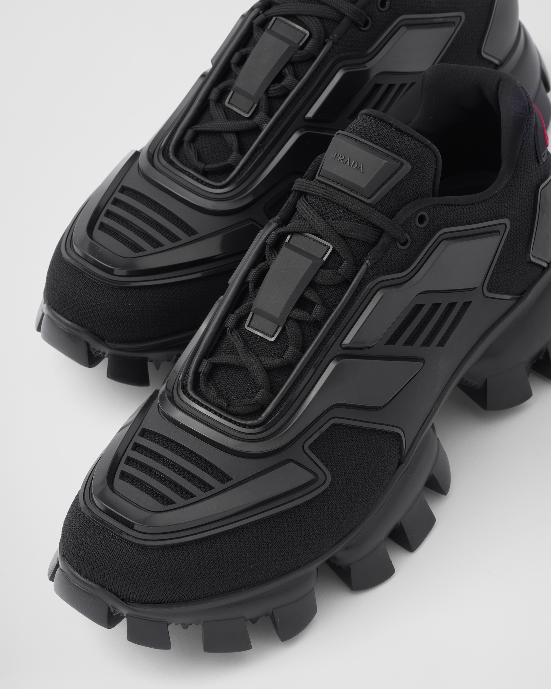 Zapatillas Prada Cloudbust Thunder De Tejido Técnico Negro | PRADA