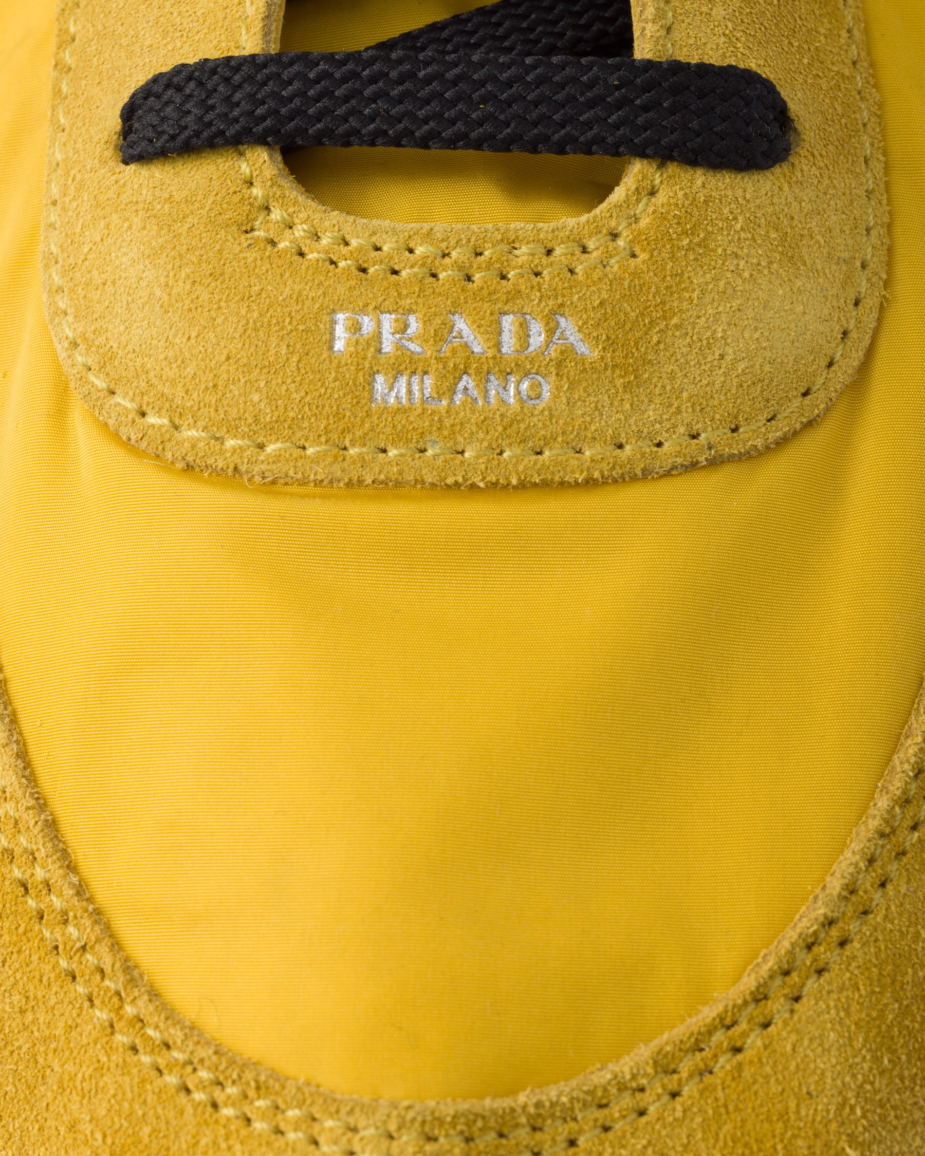 Topaz Collapse Re-nylon And Suede Elasticized Sneakers | PRADA