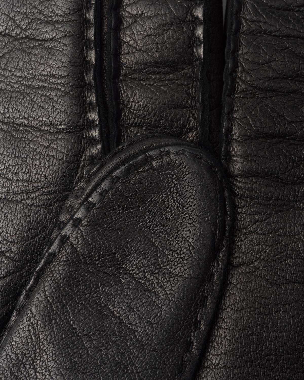 Black Leather Gloves | PRADA