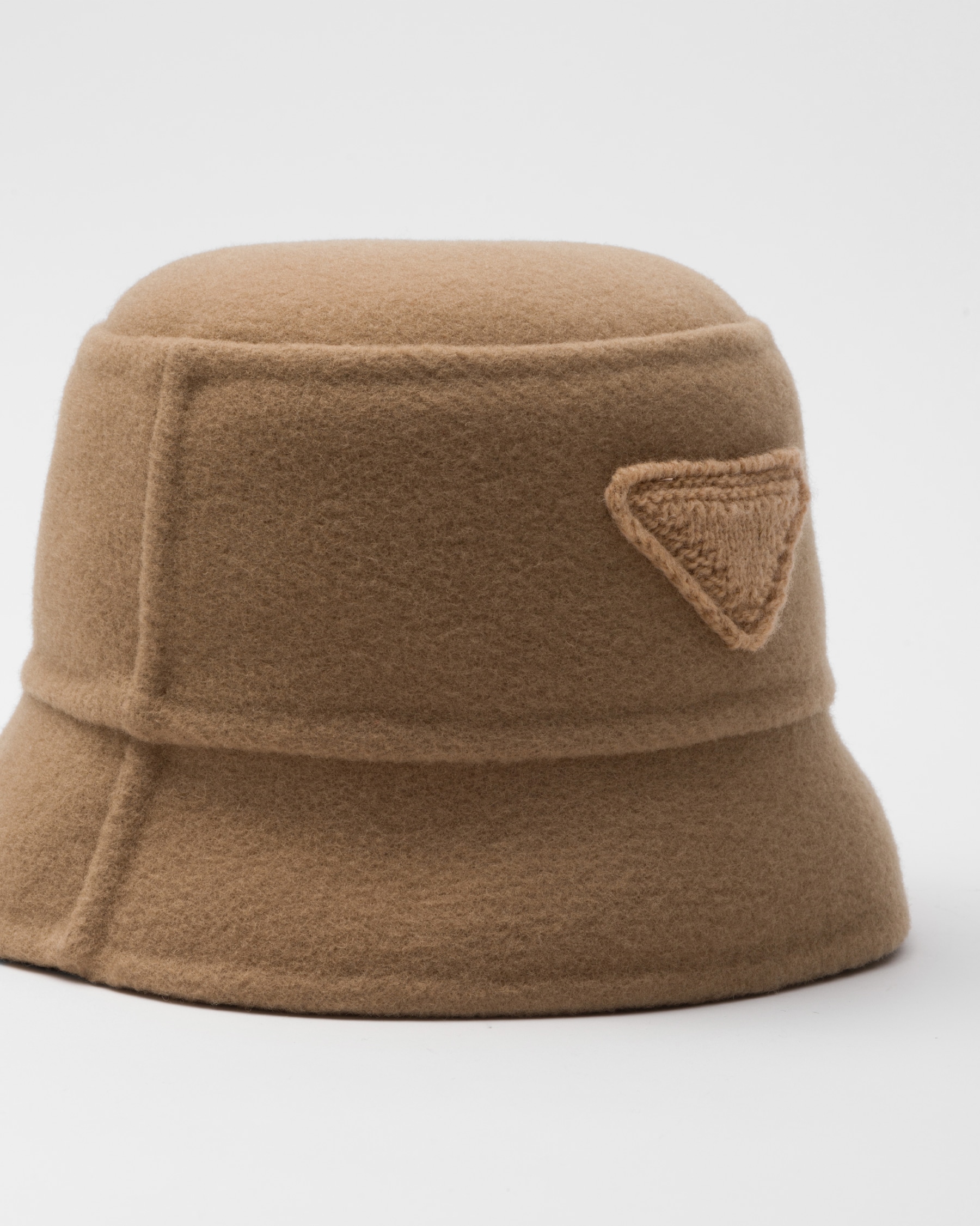 Bob En Toile Velours Marron Camel | PRADA