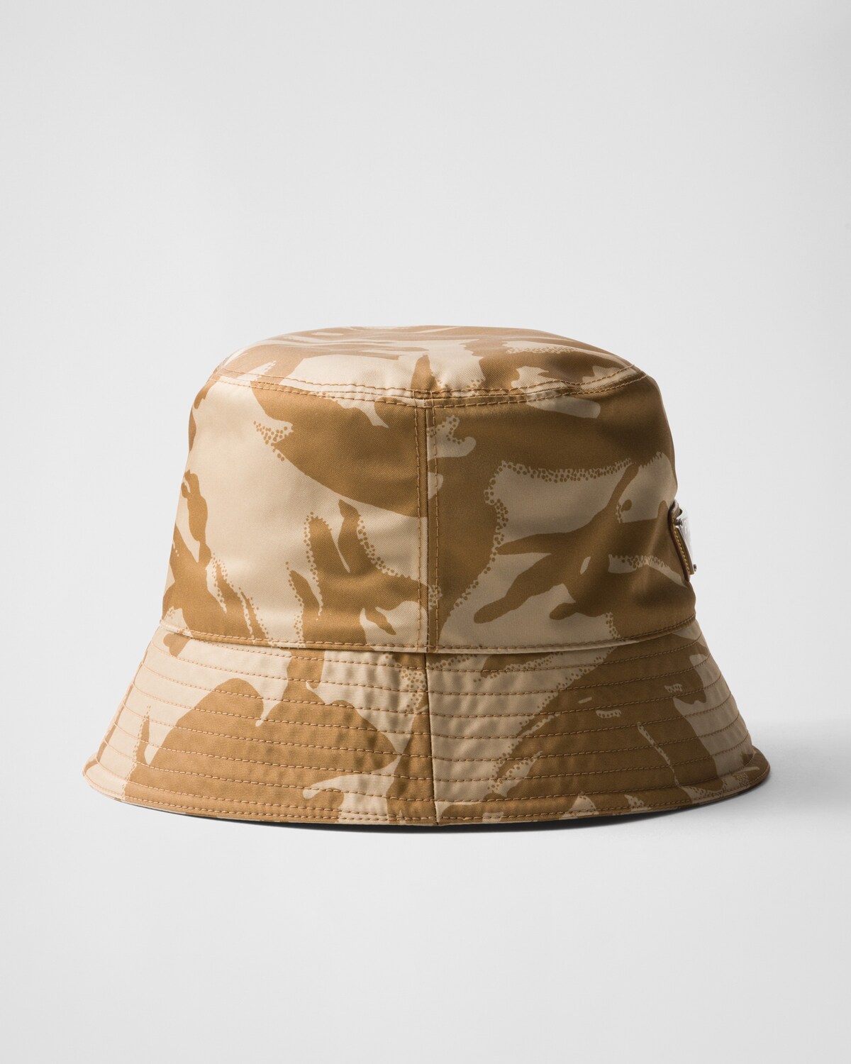 Khaki Printed Re-nylon Bucket Hat | PRADA